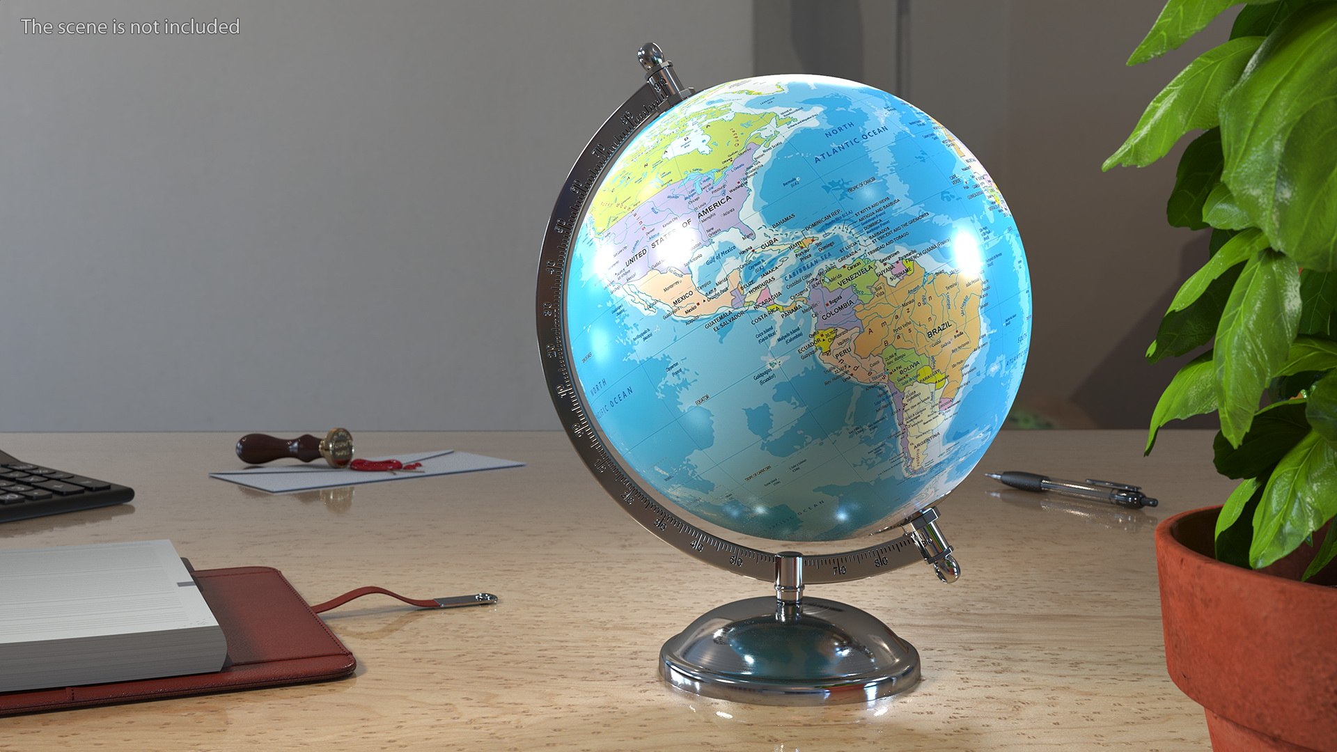 Classic Globe Model - TurboSquid 1874761