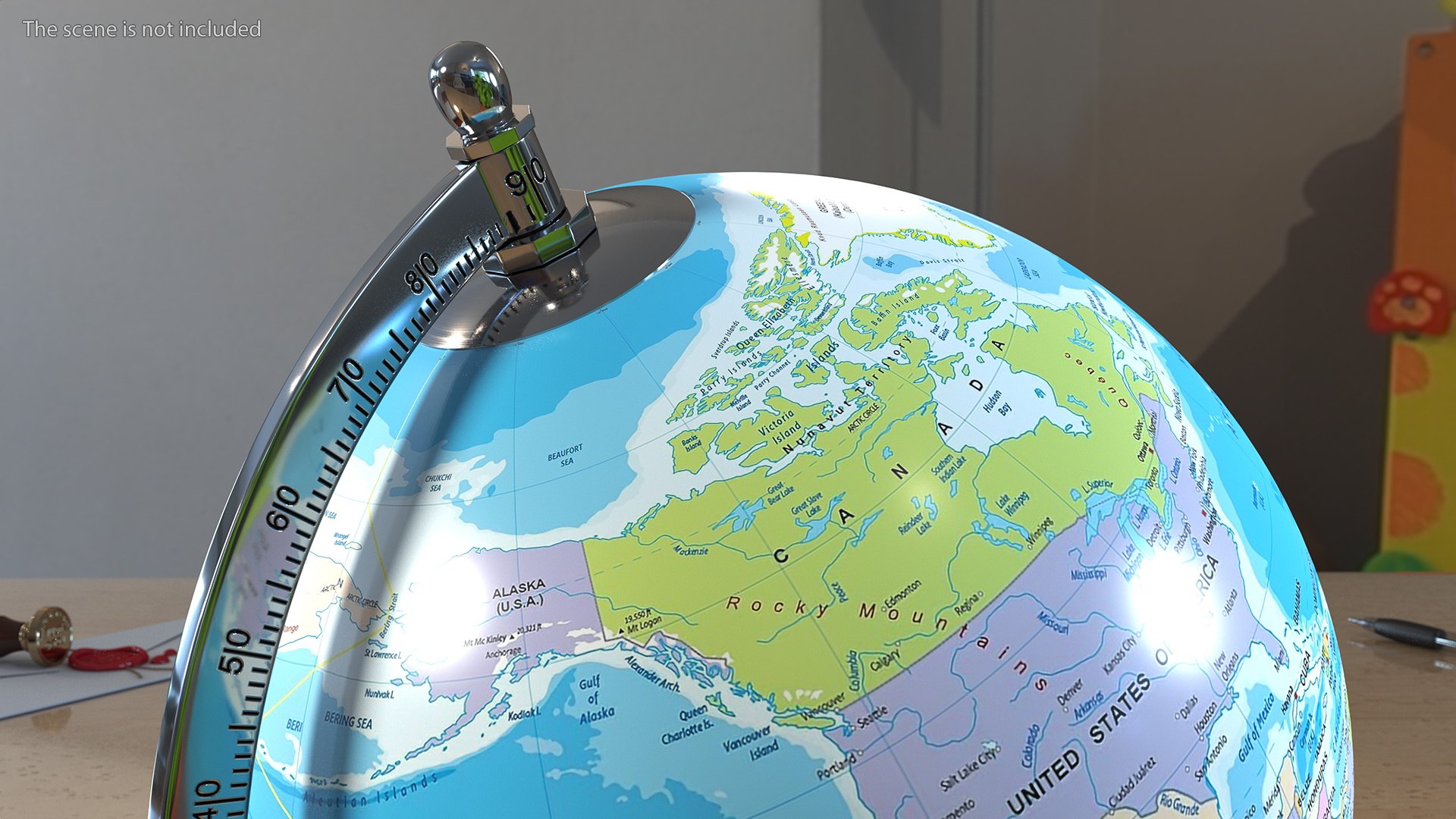 Classic Globe Model - TurboSquid 1874761