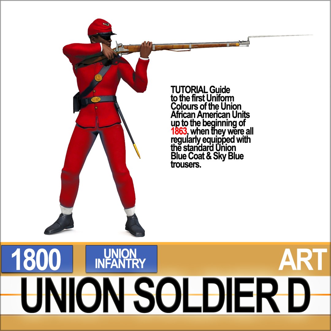 3d Civil War Union Soldier Model