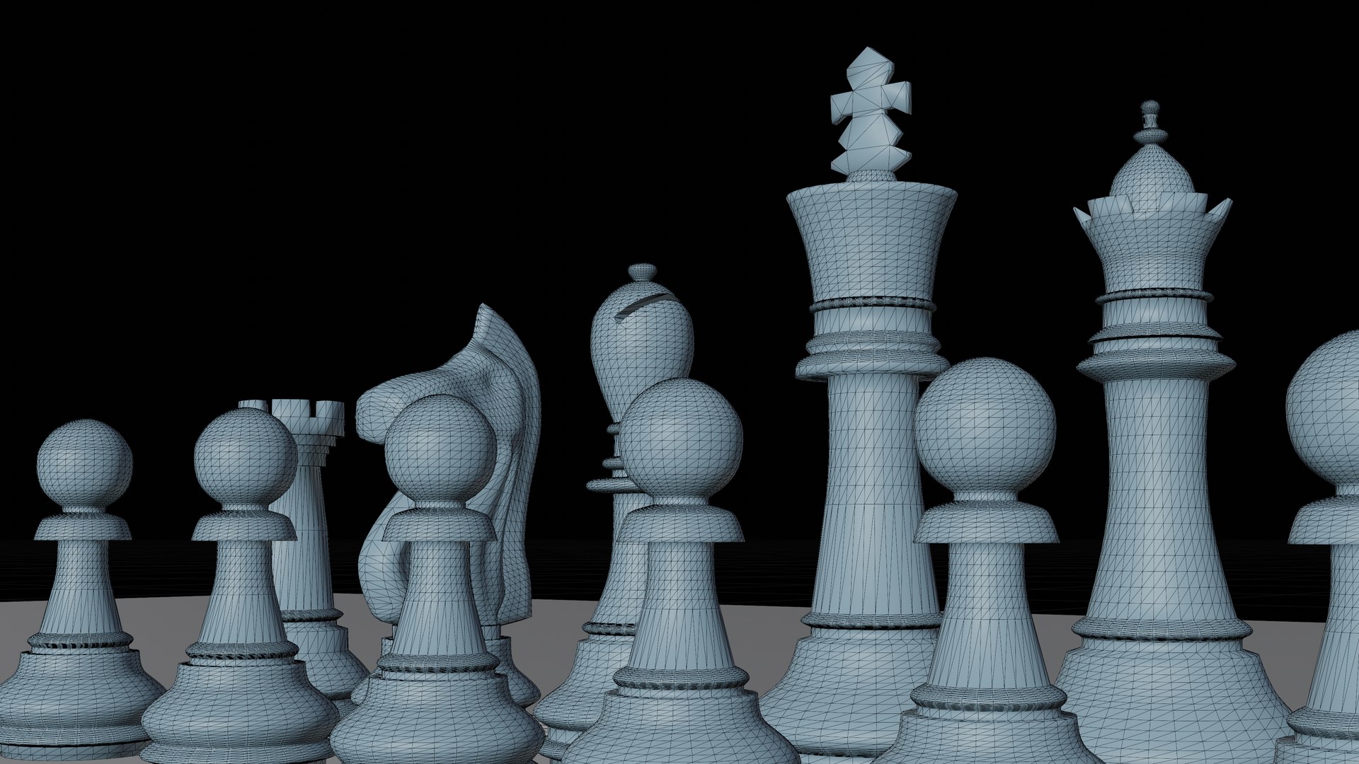 3D model Chess Set - TurboSquid 2050418