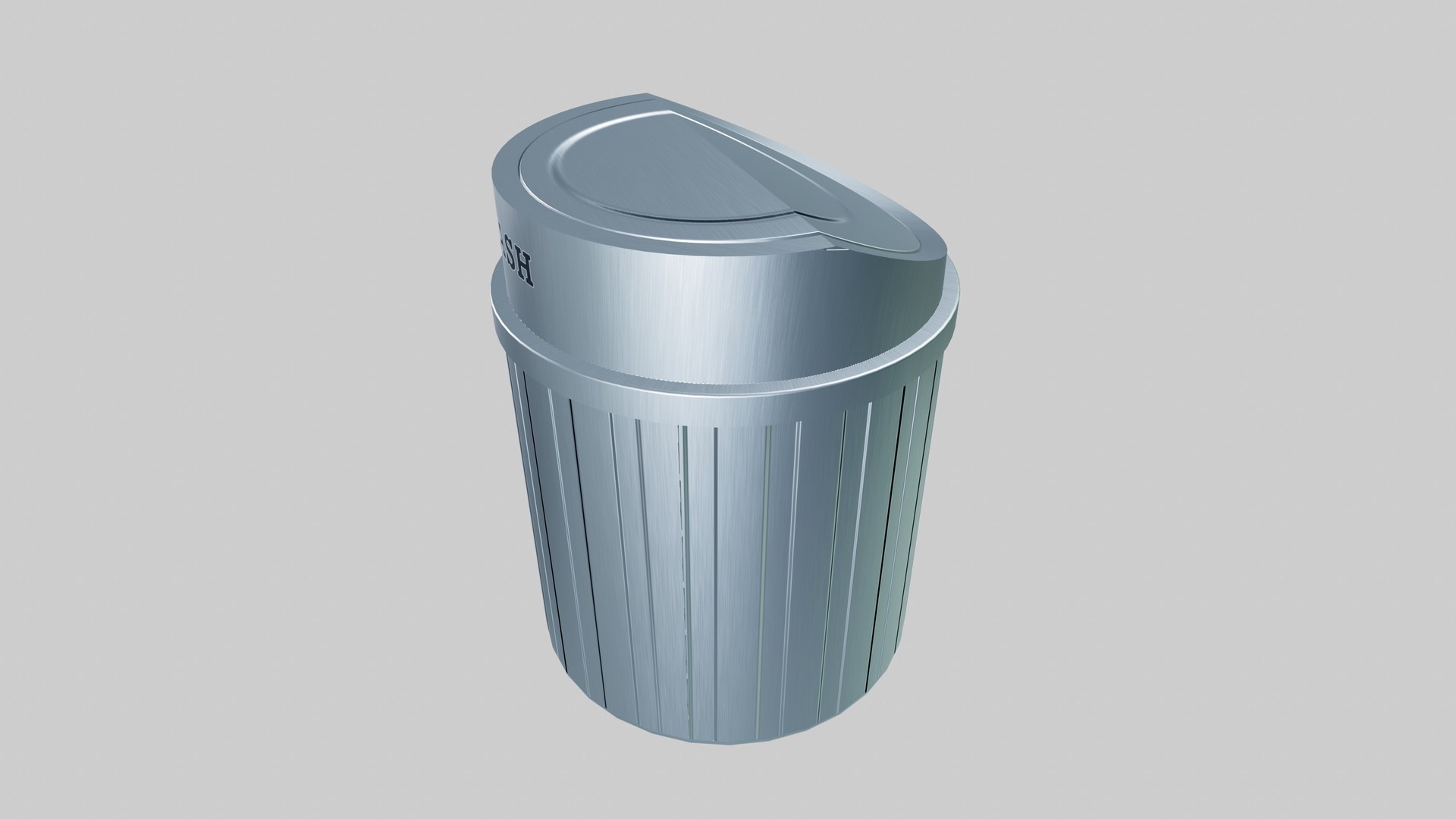 3D Trash Can Model - TurboSquid 2284483