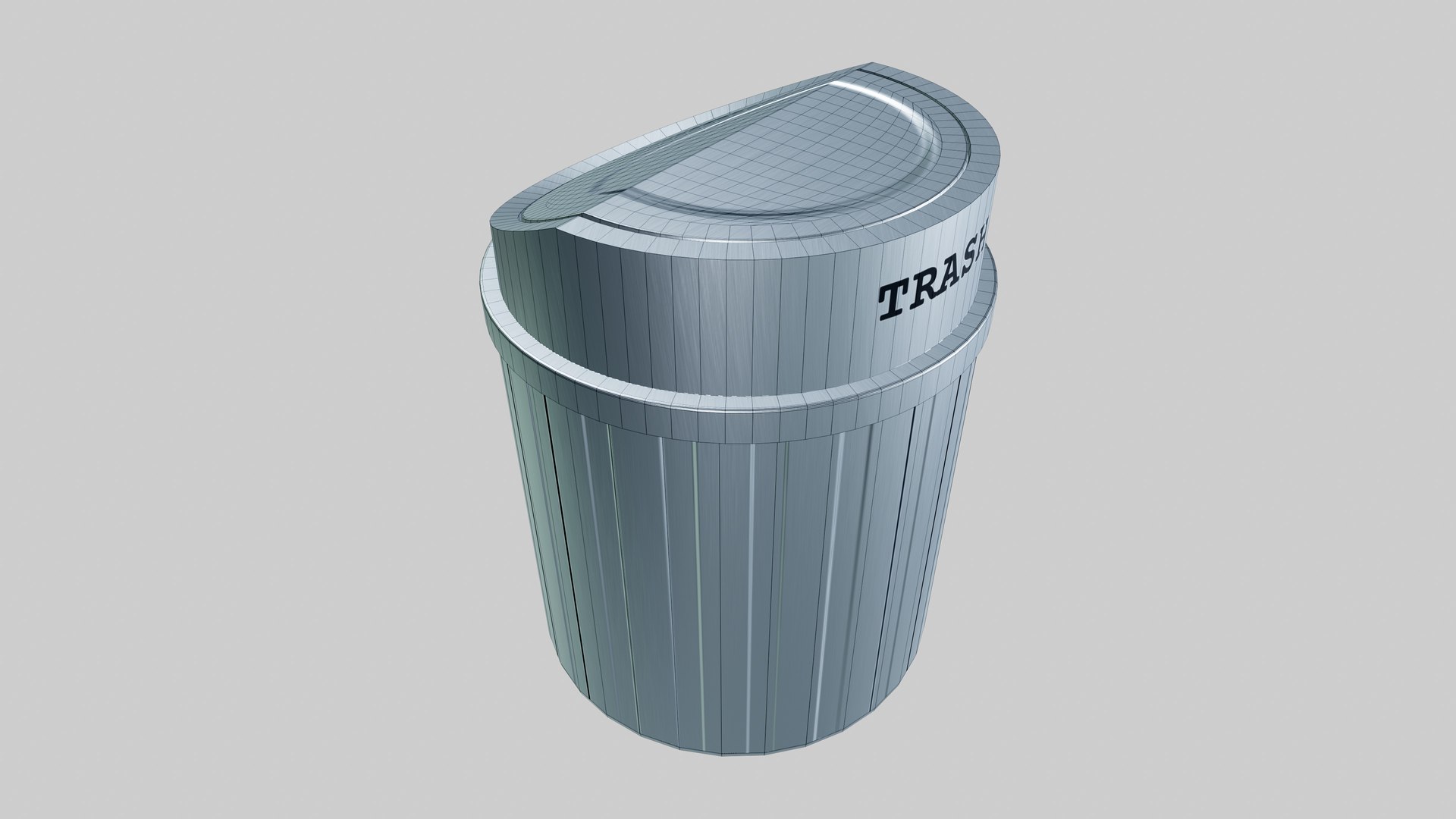 3D Trash Can Model - TurboSquid 2284483