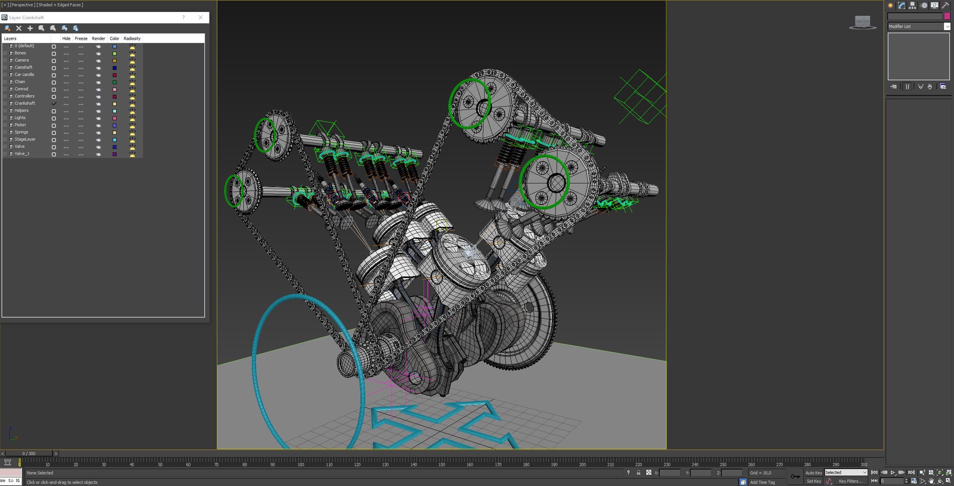 3D model engine car v6 animation - TurboSquid 1571020