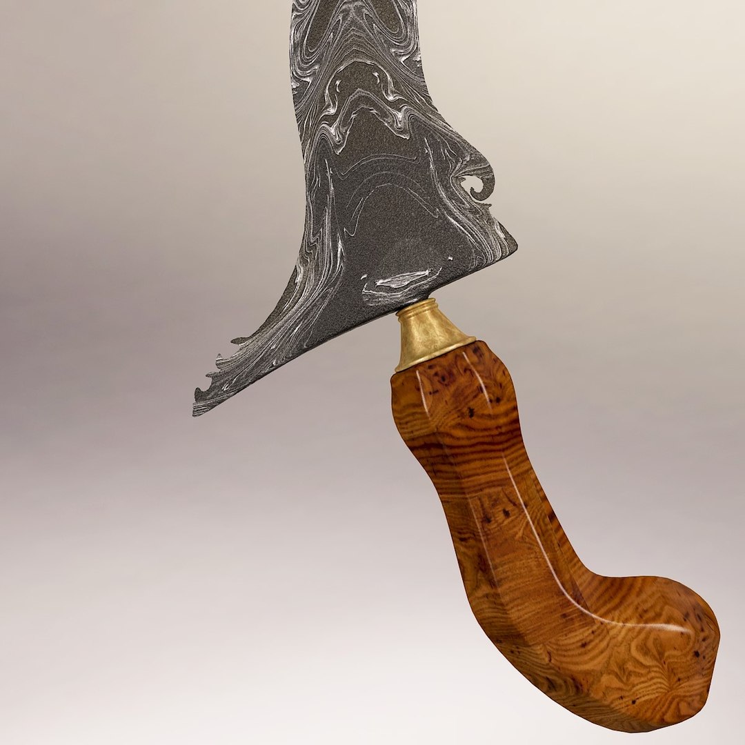 3d Model Keris Sword