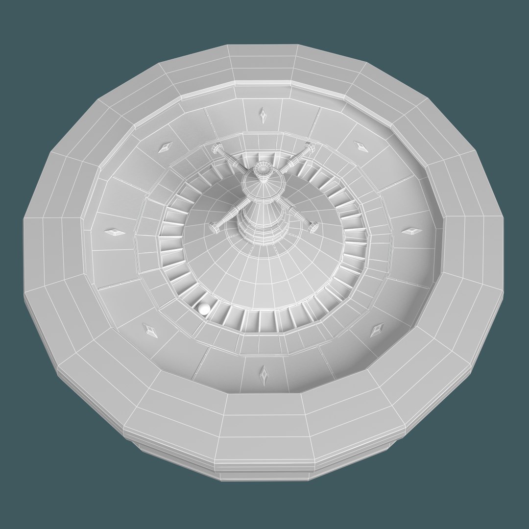 French Roulette Wheel 3d 3ds