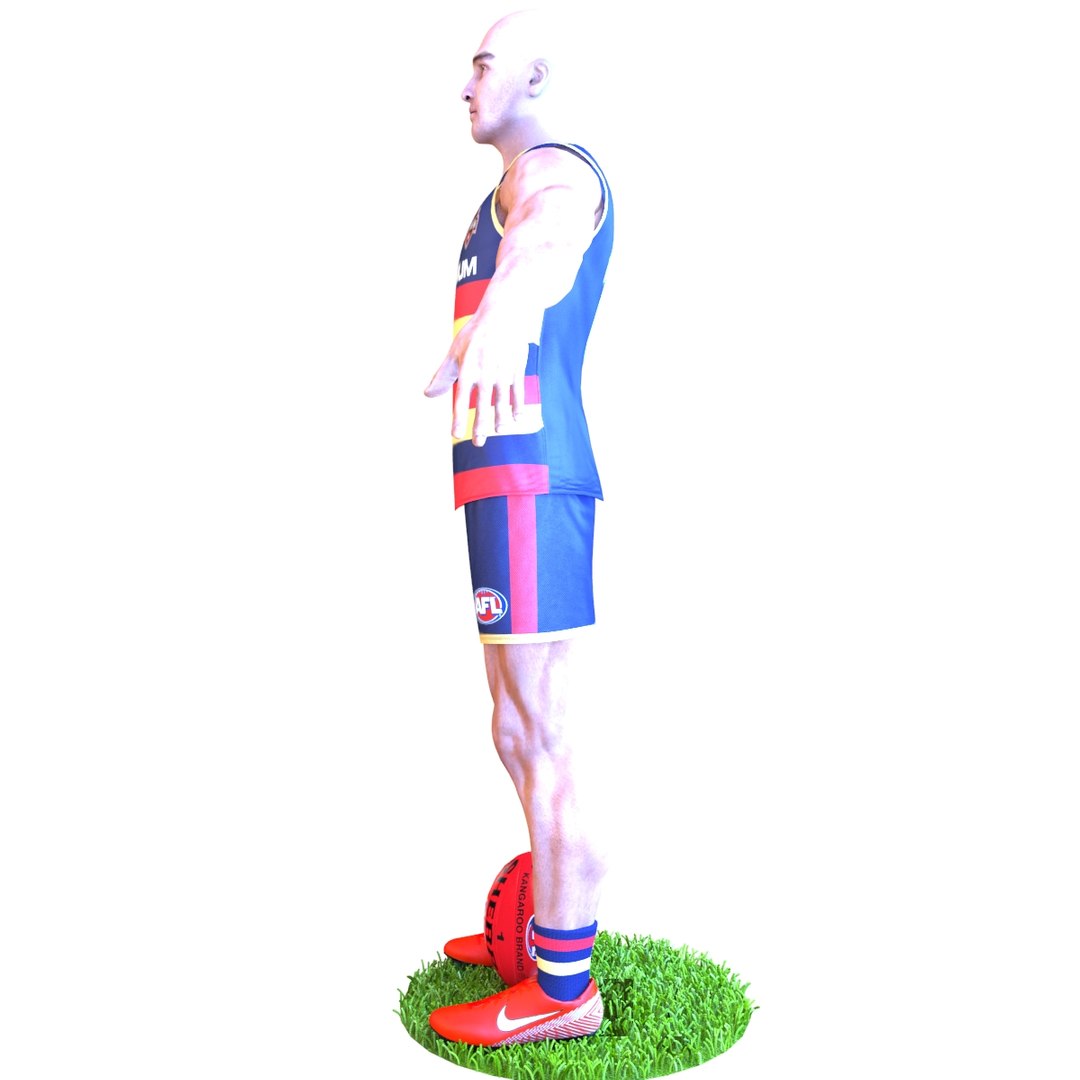 3D Australian Football Player 4k Model - TurboSquid 1489949