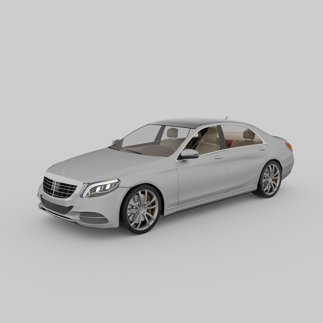 3D MERCEDES S500 - TurboSquid 1981165