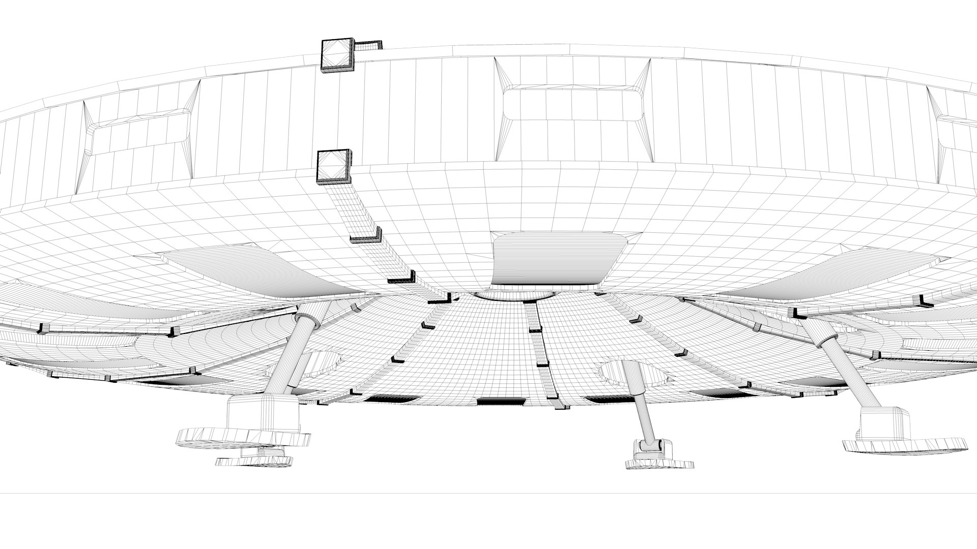 Flying Saucer 3d C4d