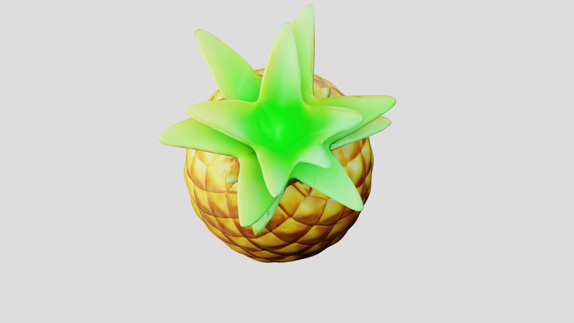 Premium Pineapple 3D Model Clean Topology PBR Textures Game Film Ready ...