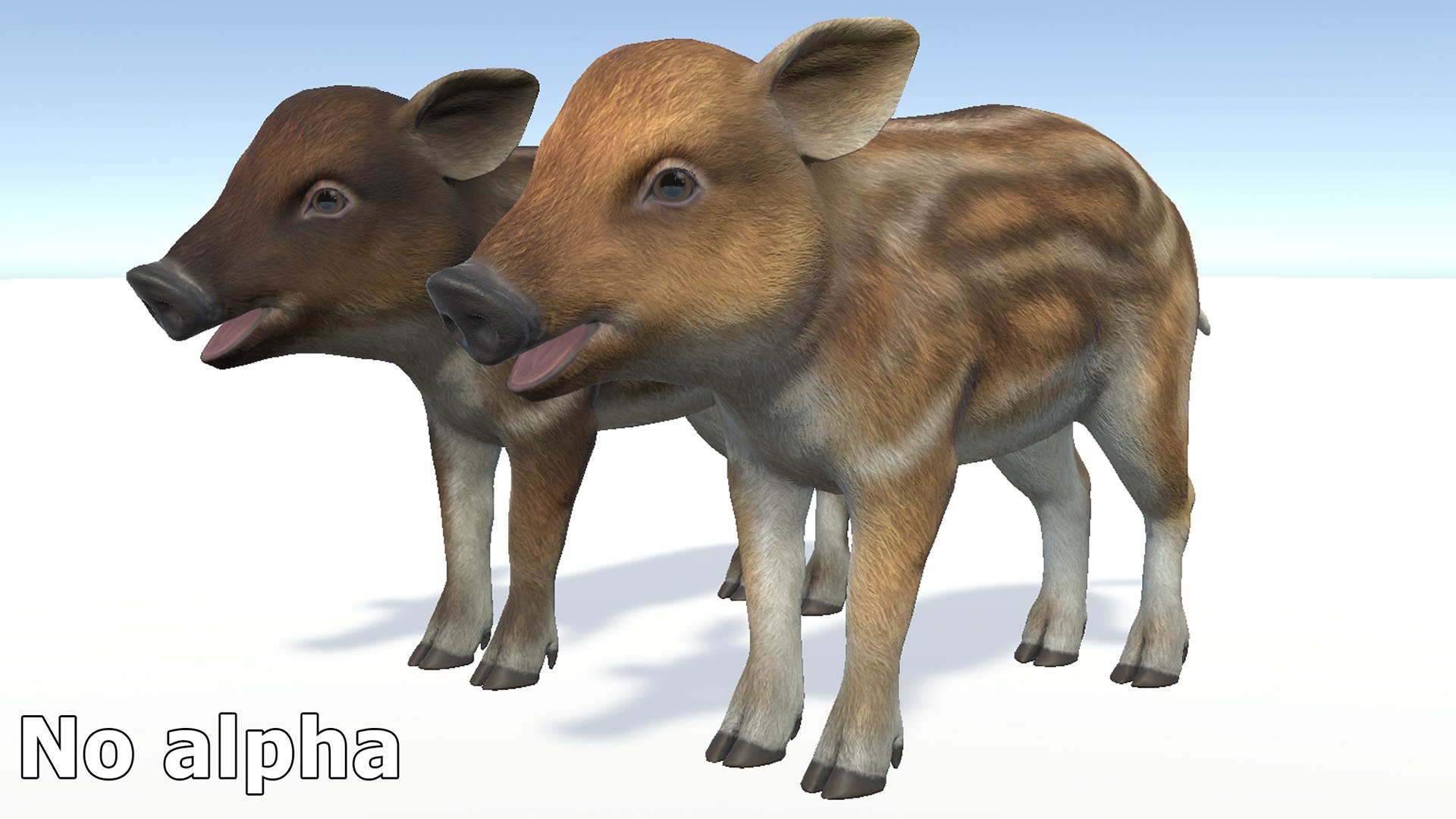 3D Wild Boar Family model - TurboSquid 2101342