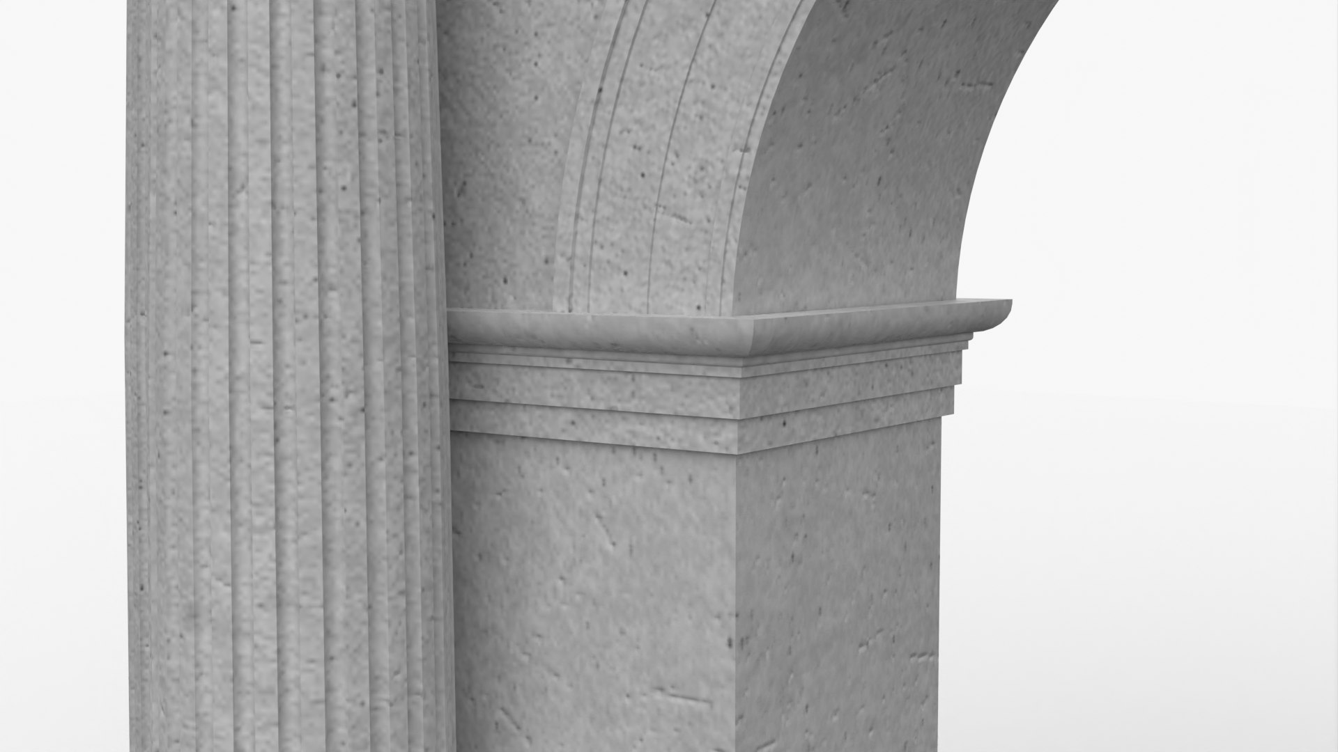 Triple Arch 018 3D Model - TurboSquid 2106722