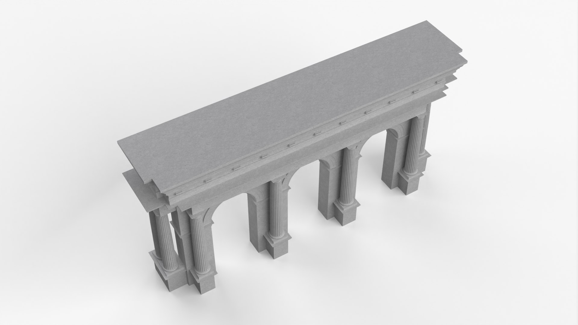 Triple Arch 018 3D Model - TurboSquid 2106722