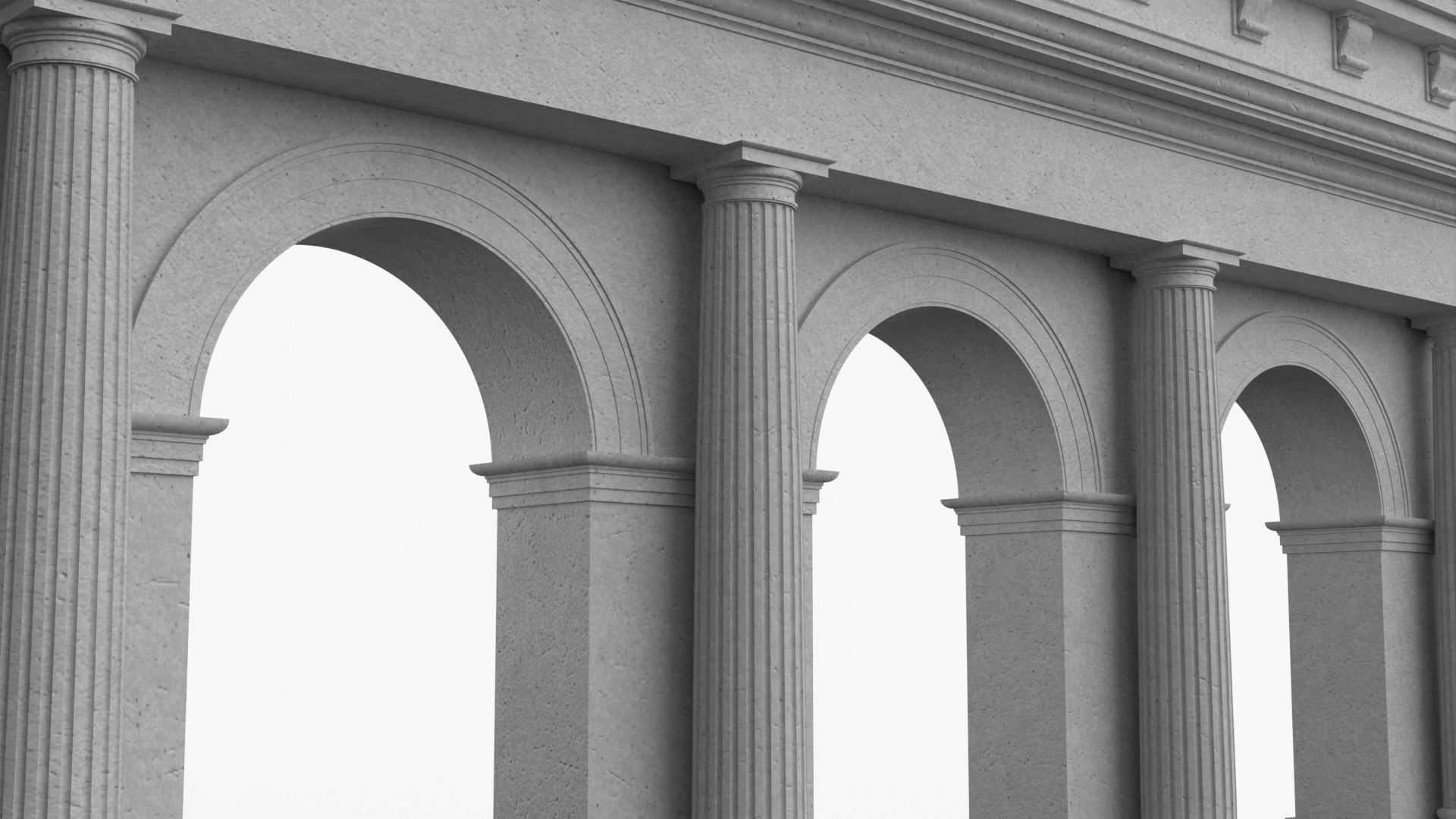 Triple Arch 018 3D Model - TurboSquid 2106722