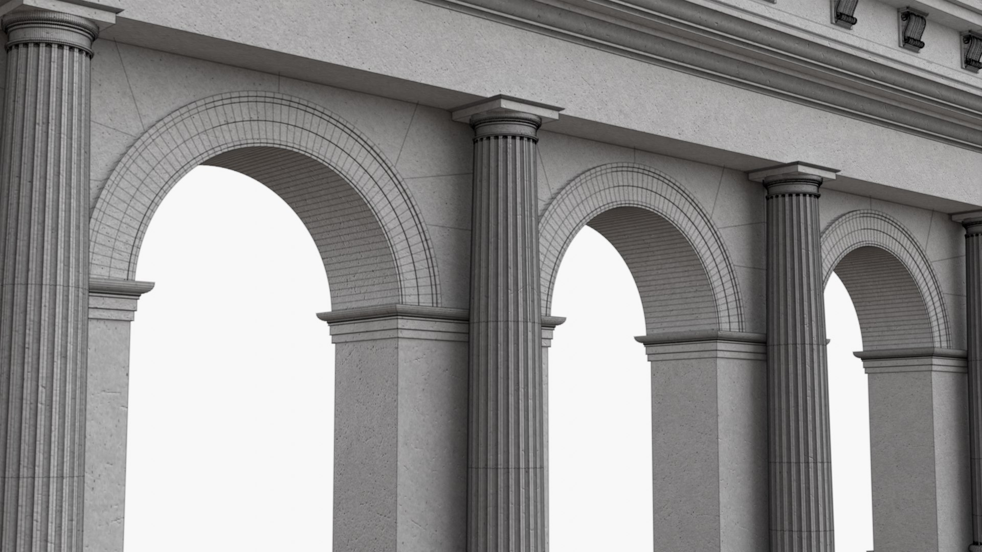 Triple Arch 018 3D Model - TurboSquid 2106722