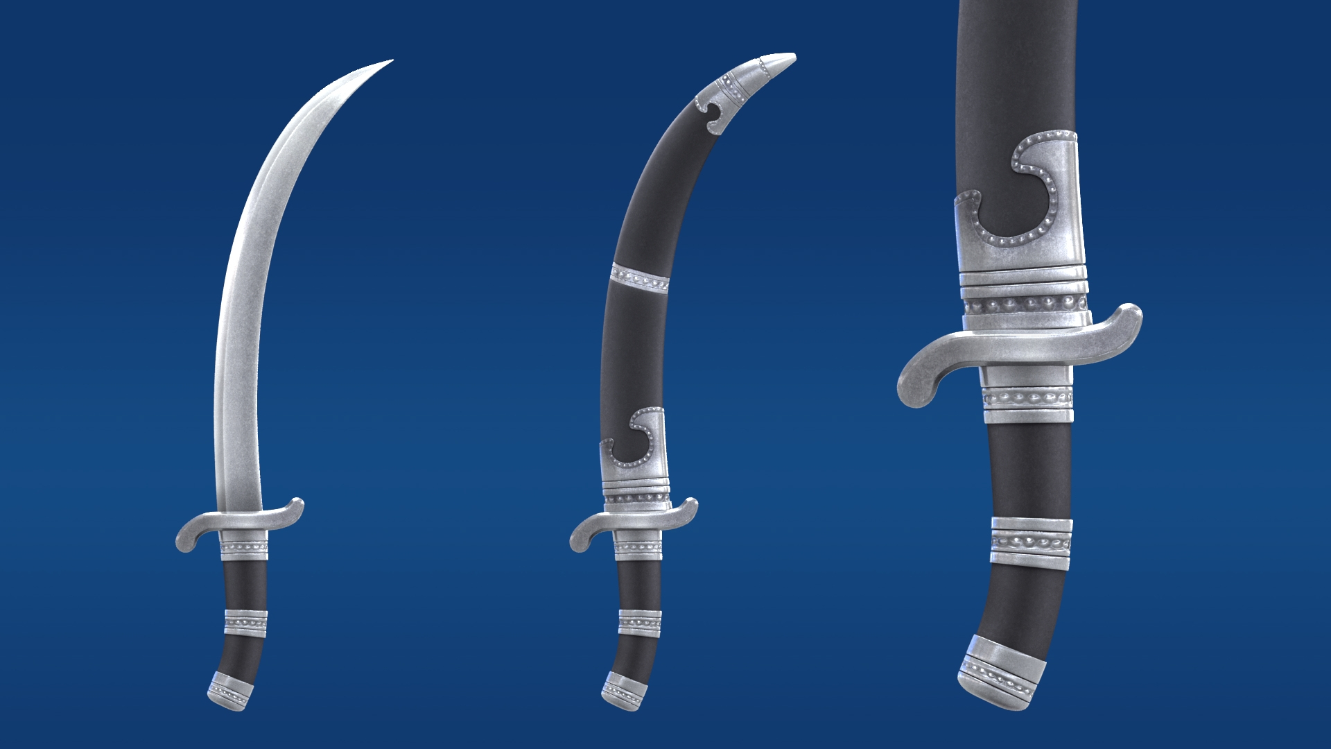 Mongolian Machete Broadsword Machete Cold Arms Samurai Sword Model ...