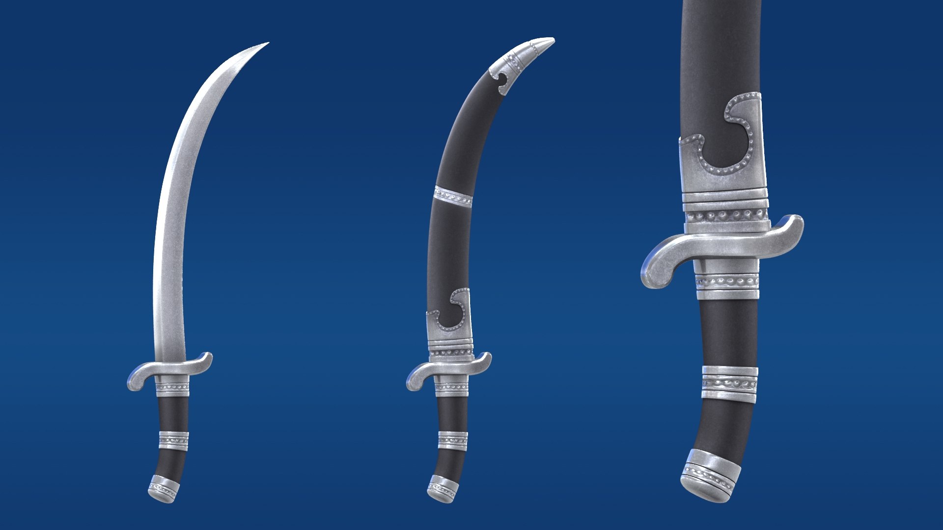 Mongolian Machete Broadsword Machete Cold Arms Samurai Sword Model ...