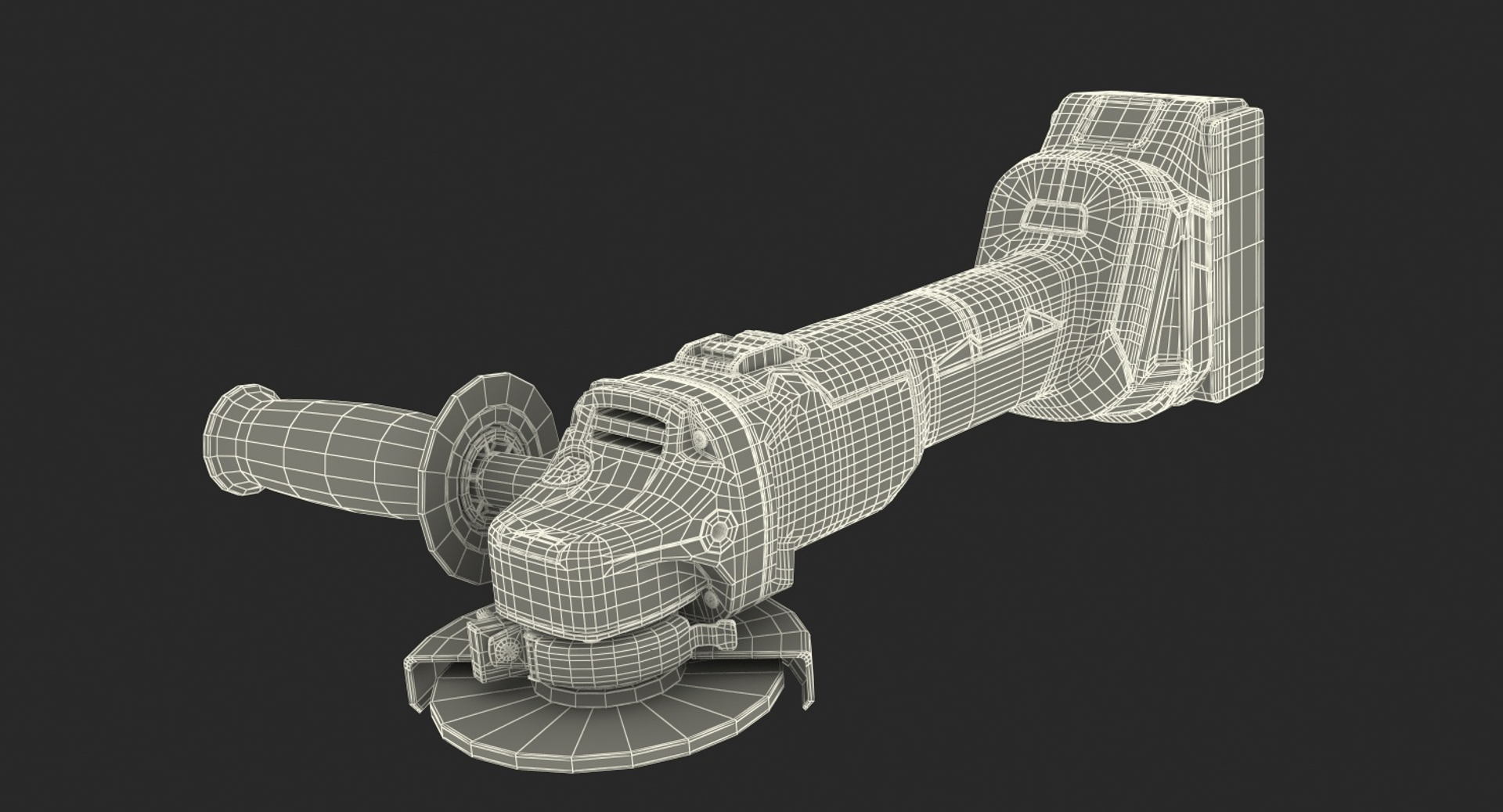 3D Model Angle Grinder Generic - TurboSquid 1427517