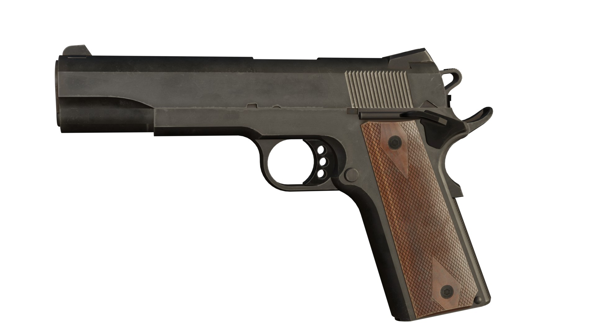 Pistol-m1911 3D Model - TurboSquid 2075338