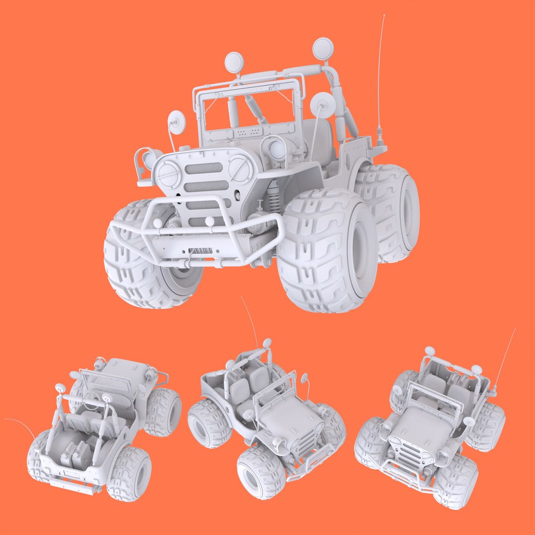 Off-road Vehicle 3D Model - TurboSquid 2252390