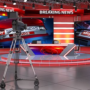 3D Tv Studio Models - Browse & Download Formats - TurboSquid