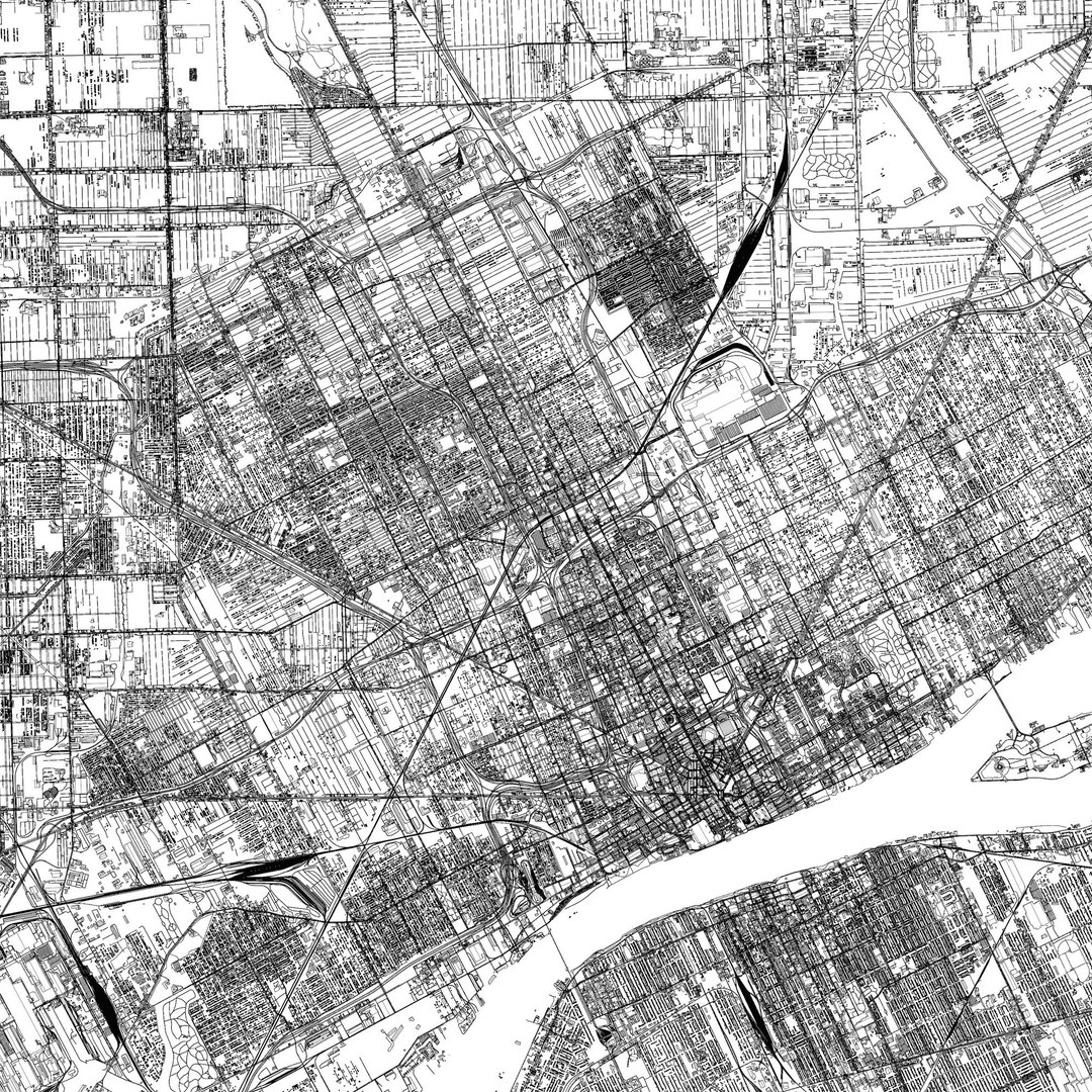 Detroit USA - City And Urban 3D Model - TurboSquid 2242506