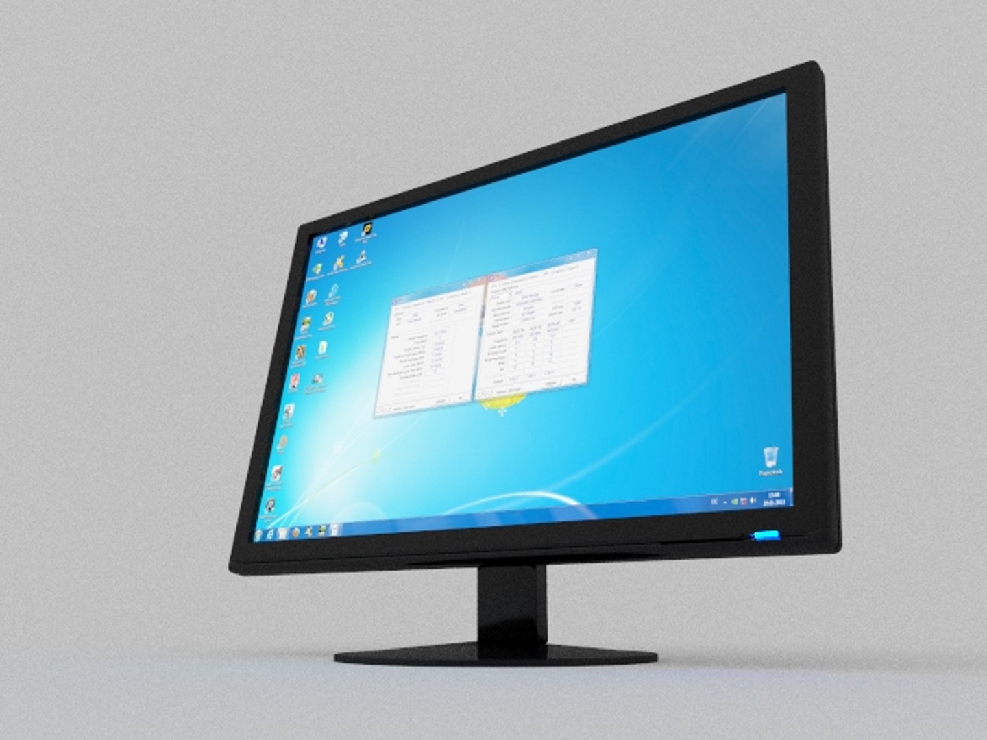 free monitor 3d model