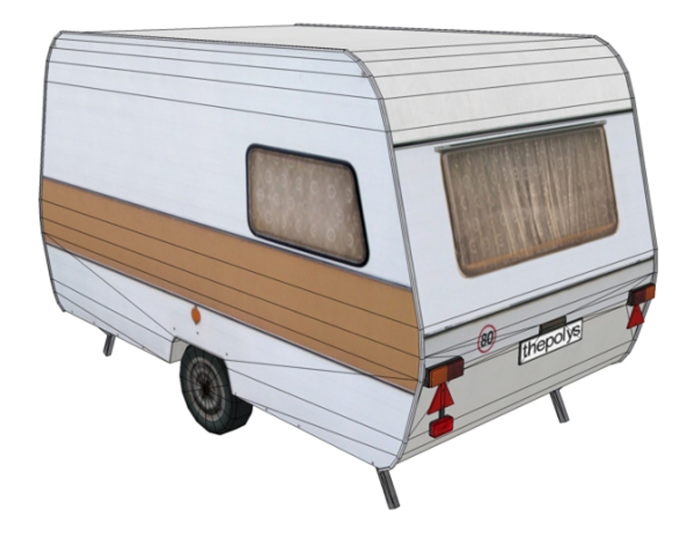 Old Caravan Preview 3d 3ds