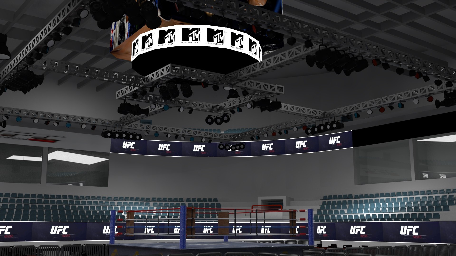 Boxing Stadium 3D Model - TurboSquid 1580771