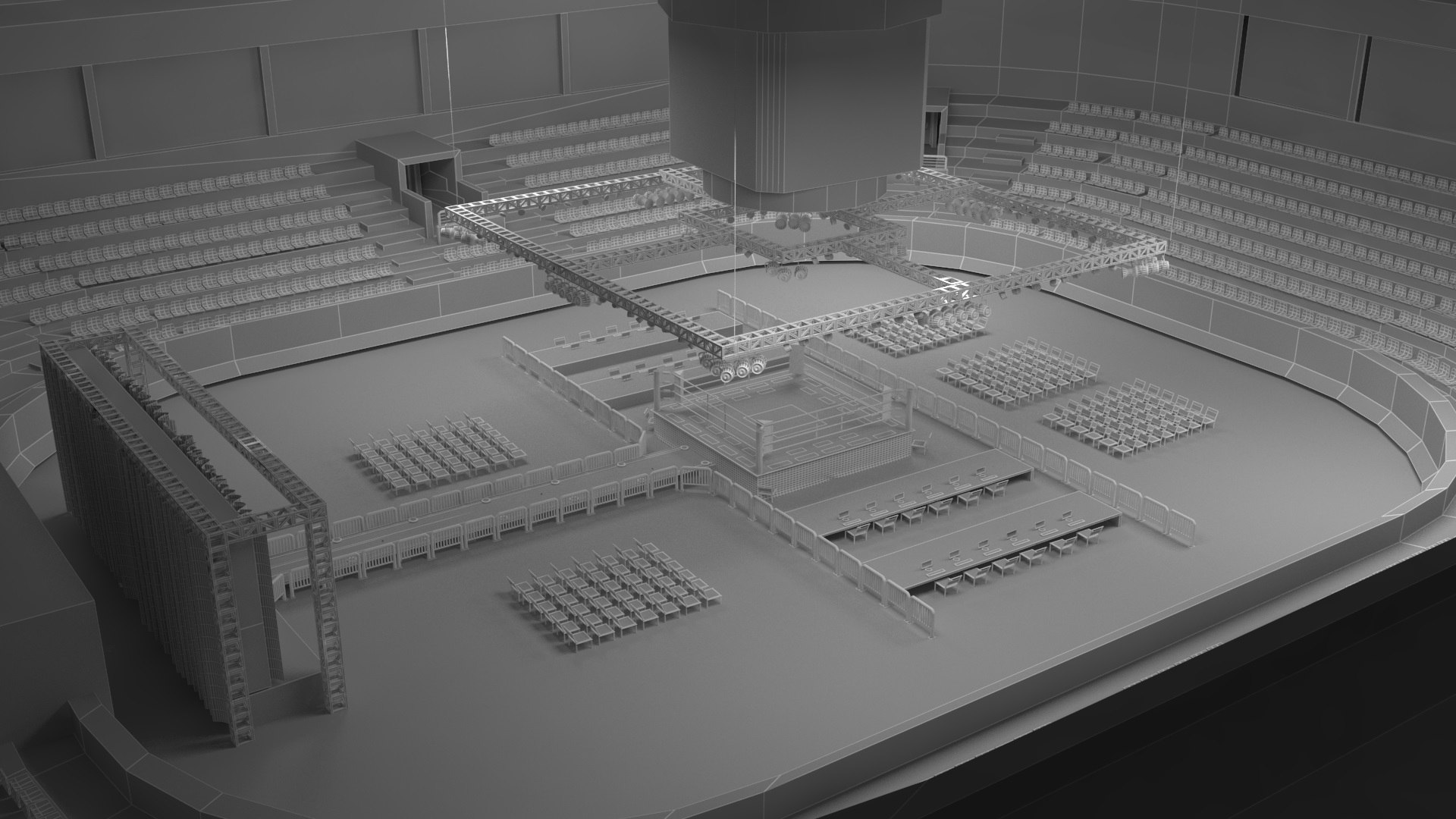 Boxing Stadium 3D Model - TurboSquid 1580771