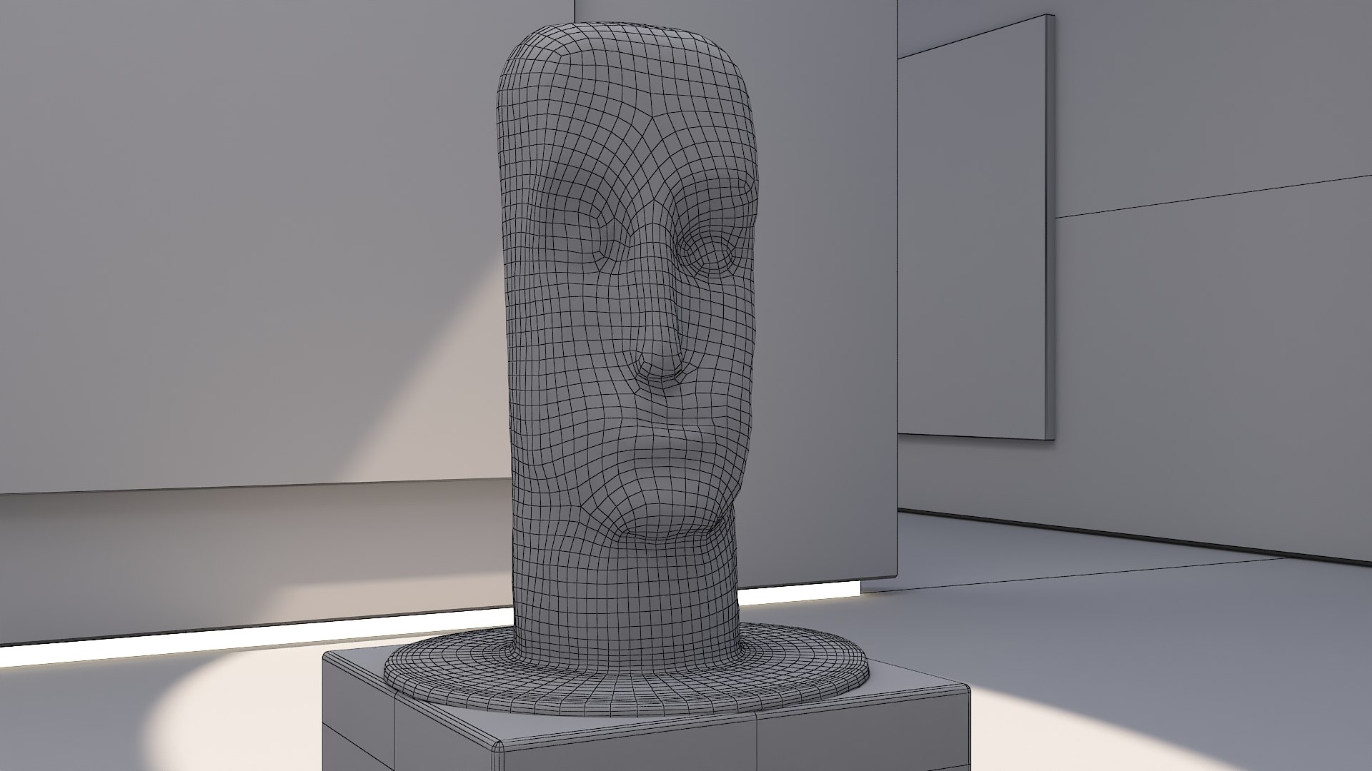 White Gallery 08 3D model - TurboSquid 1899138