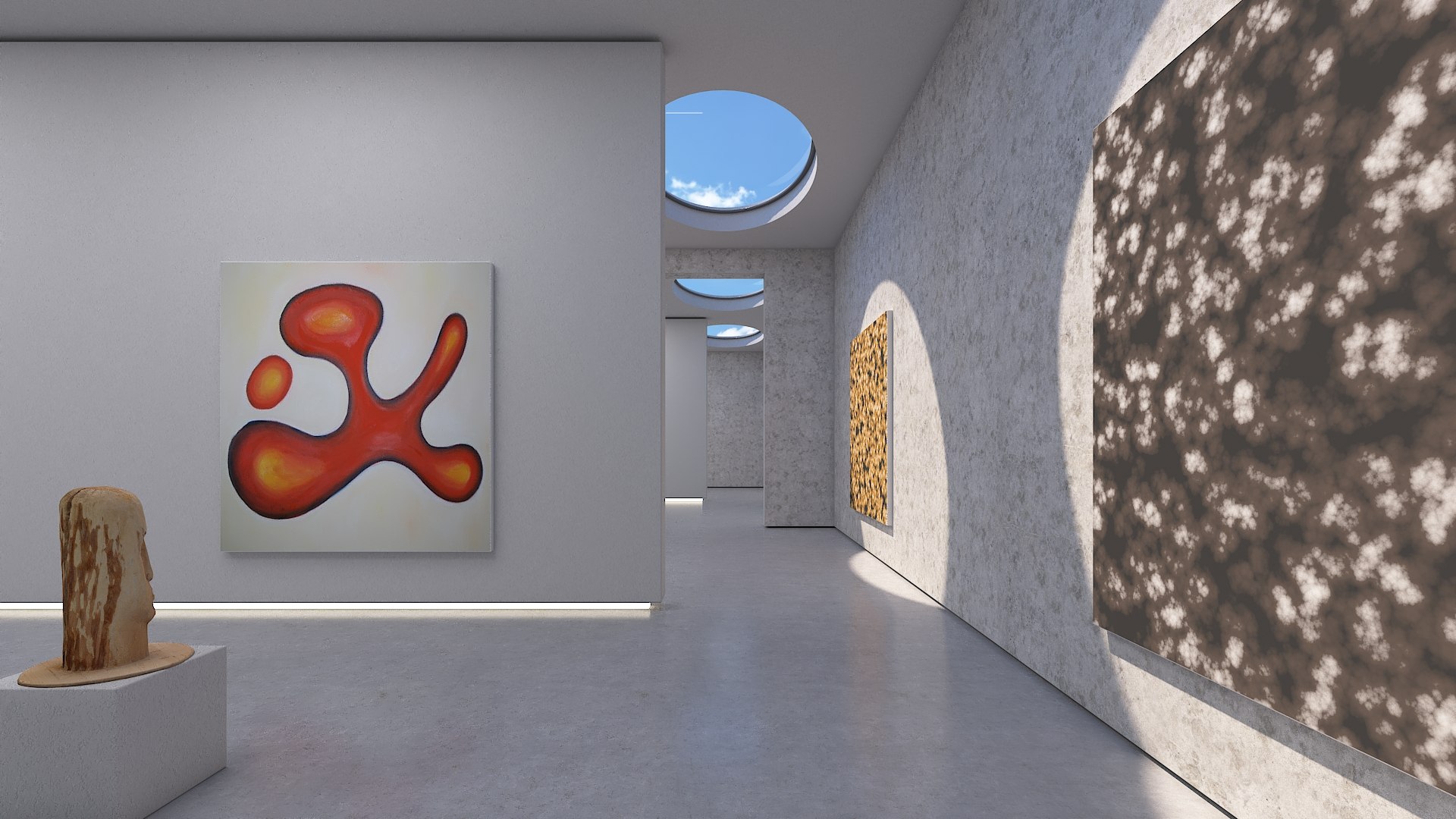 White Gallery 08 3D model - TurboSquid 1899138