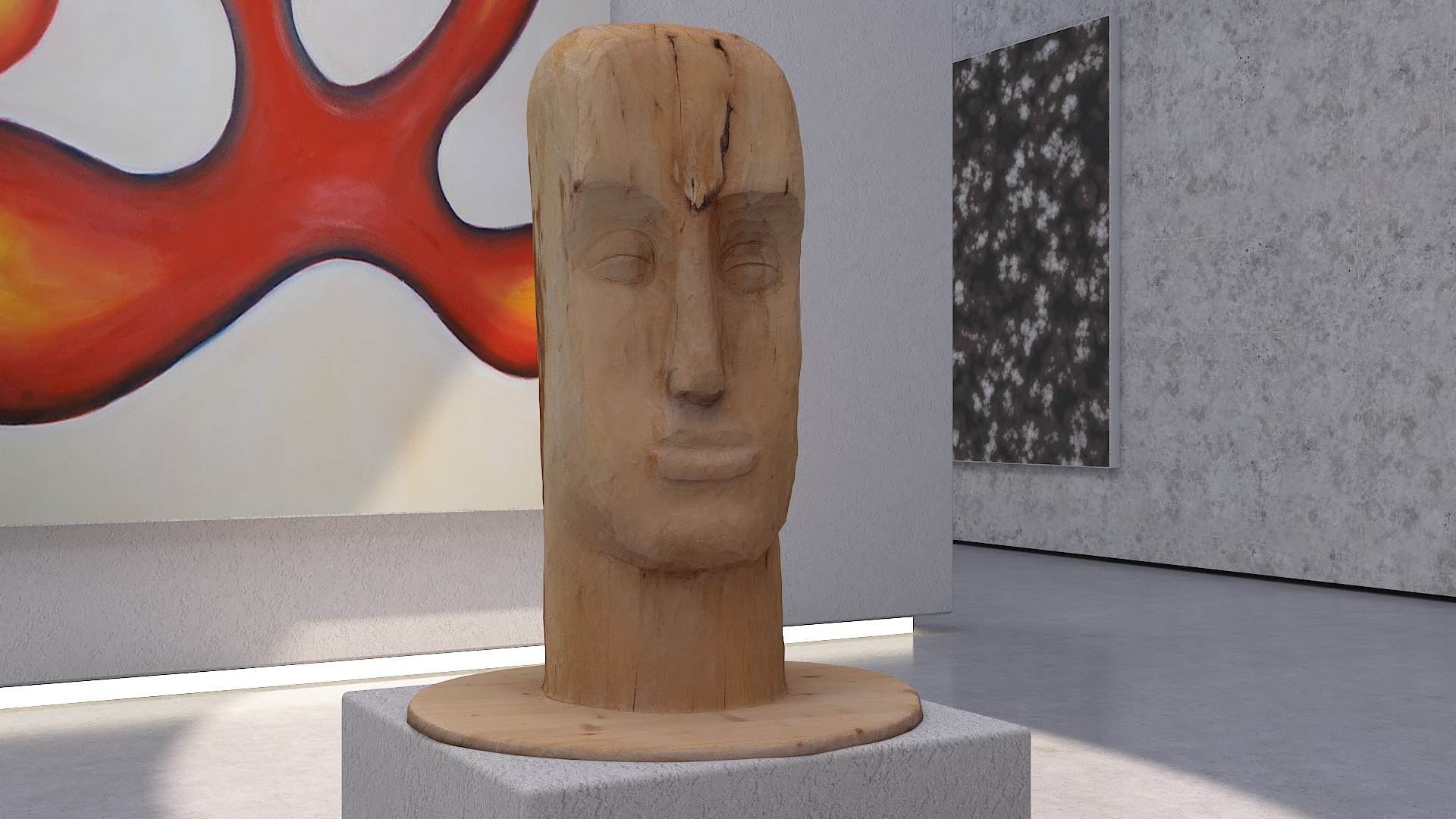 White Gallery 08 3D model - TurboSquid 1899138