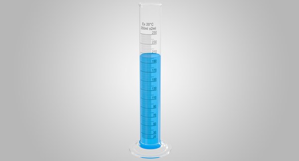 Graduated cylinder 3D model - TurboSquid 1682034