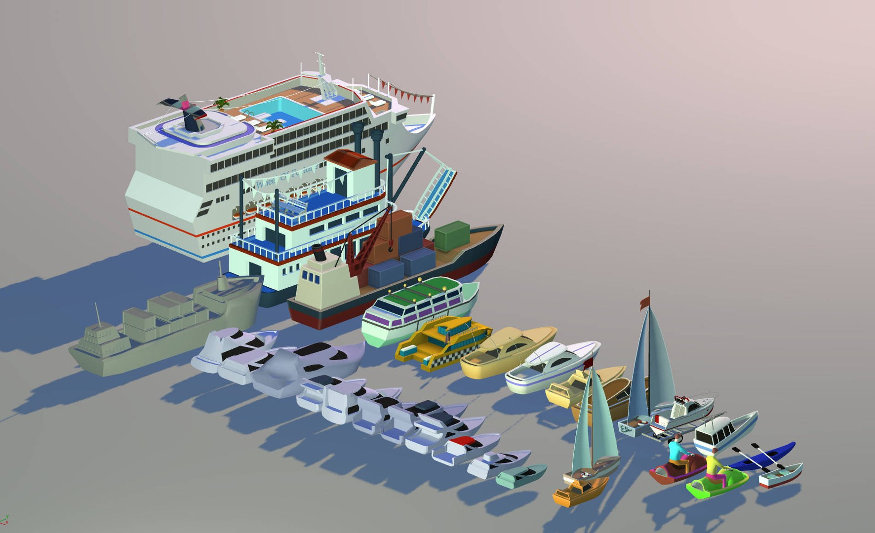 Cruiseship Freedom Seas 3D Model - TurboSquid 1233189