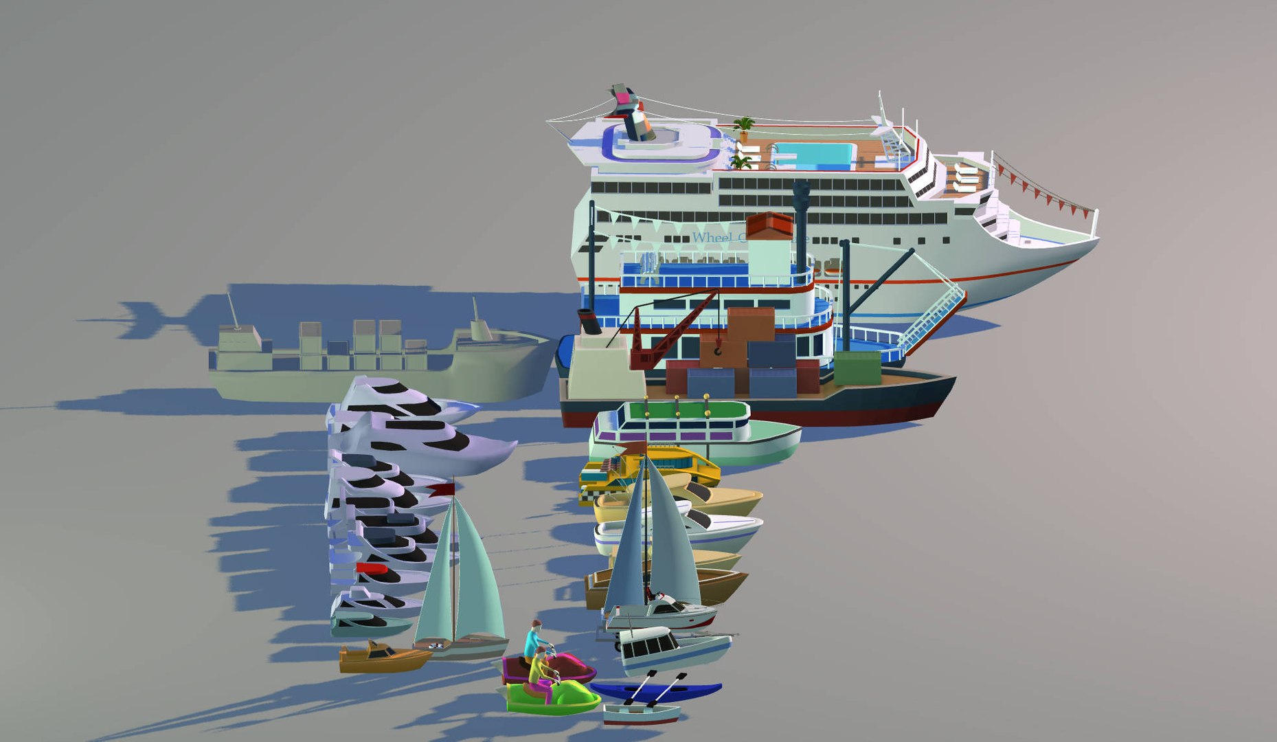 Cruiseship Freedom Seas 3D Model - TurboSquid 1233189