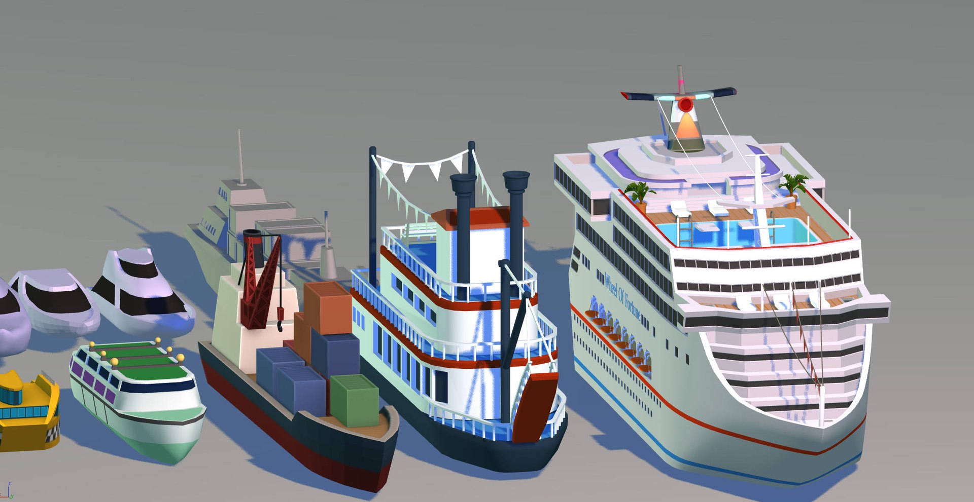 Cruiseship Freedom Seas 3D Model - TurboSquid 1233189