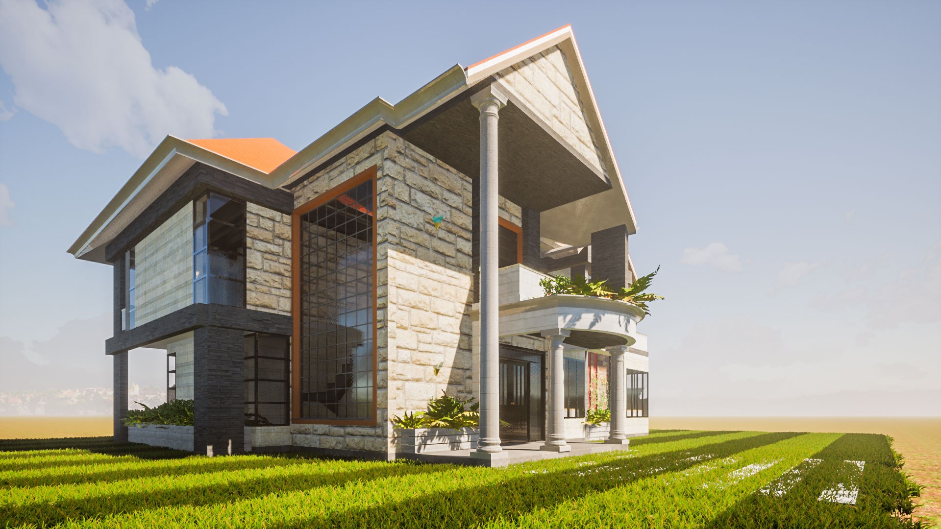 3D Modern Maisonette Interior And Exterior 3D Model Model - TurboSquid ...