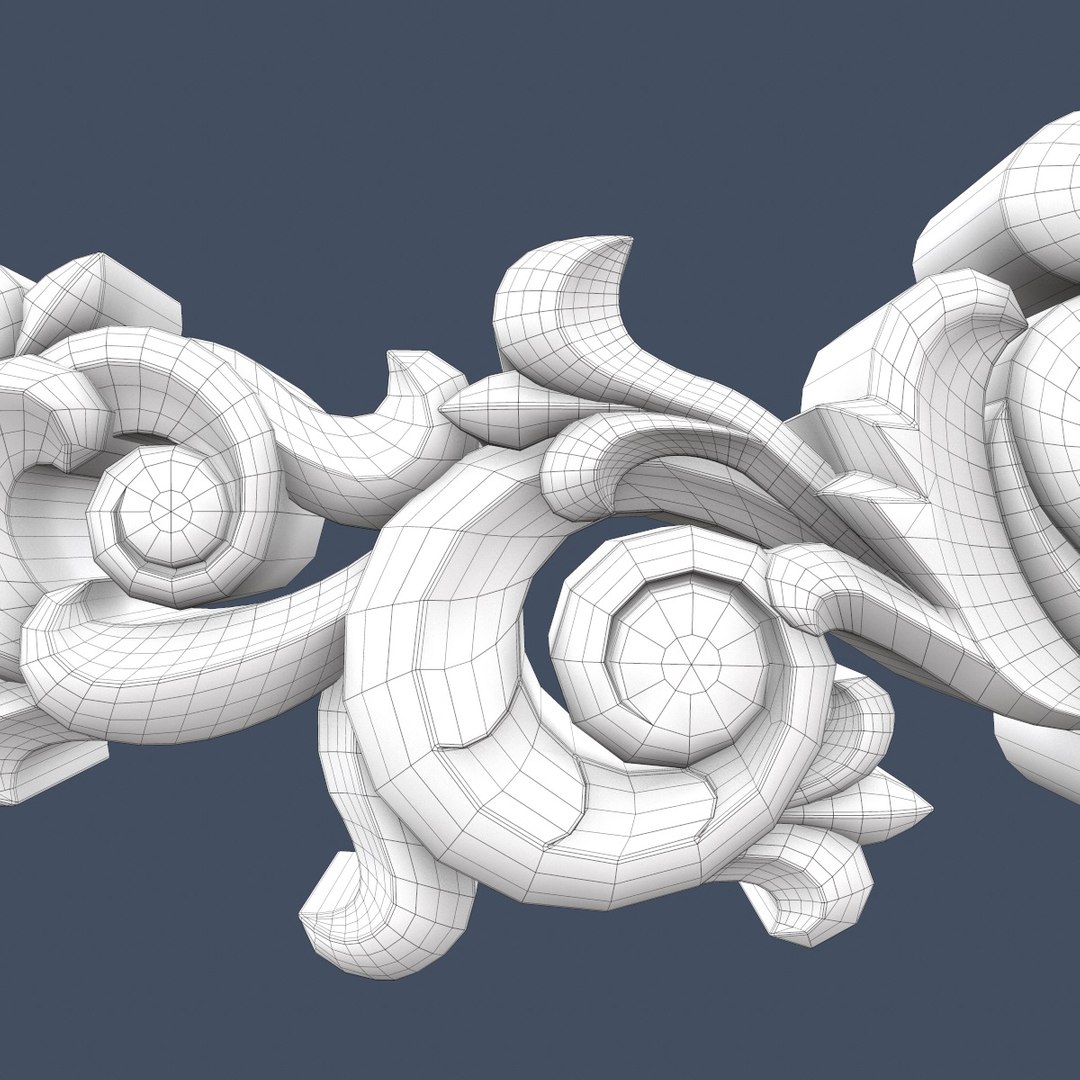 3d model decorative onlay
