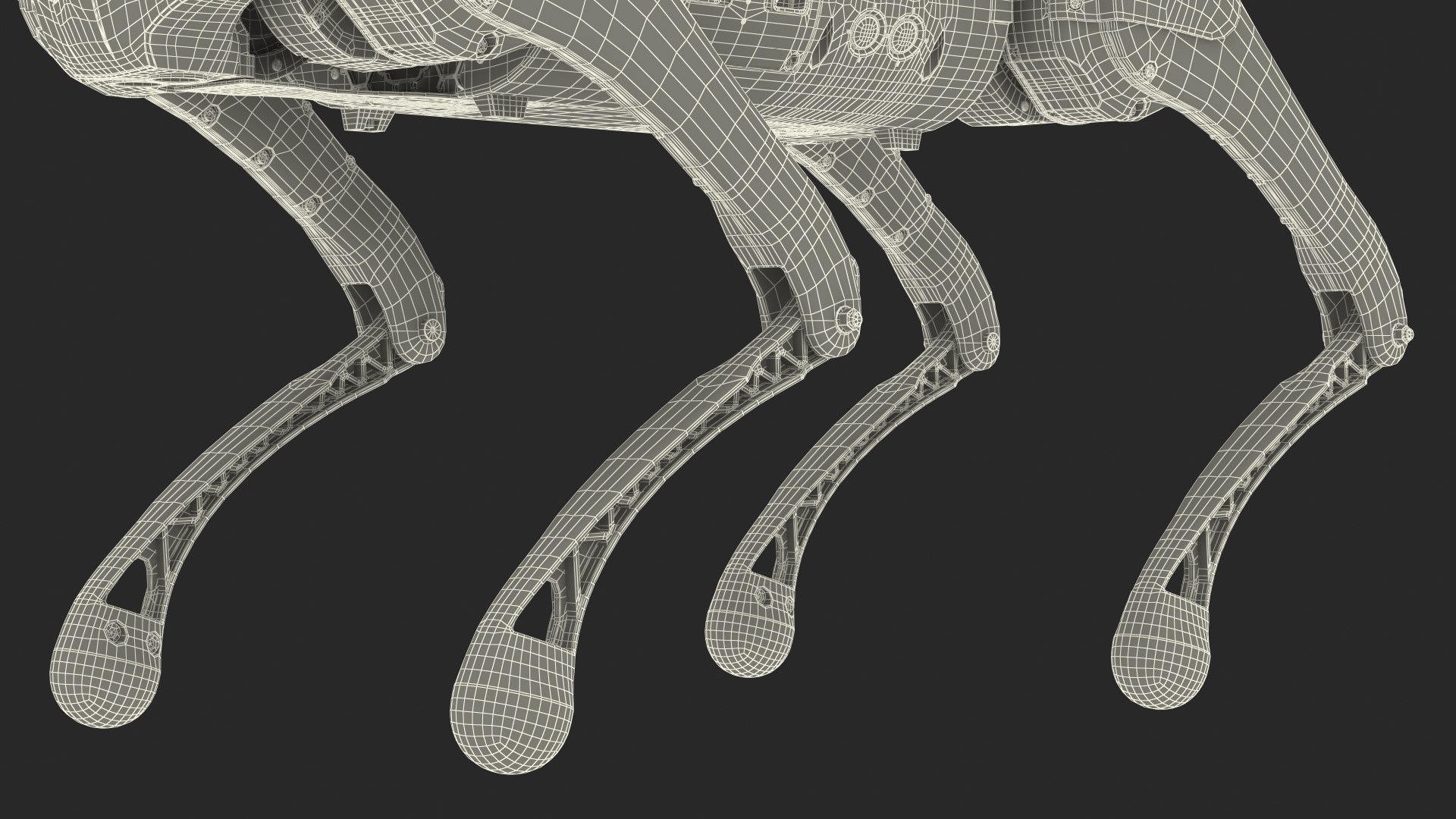 Robot Unitree Go1 Silver Rigged 3D Model - TurboSquid 2130214