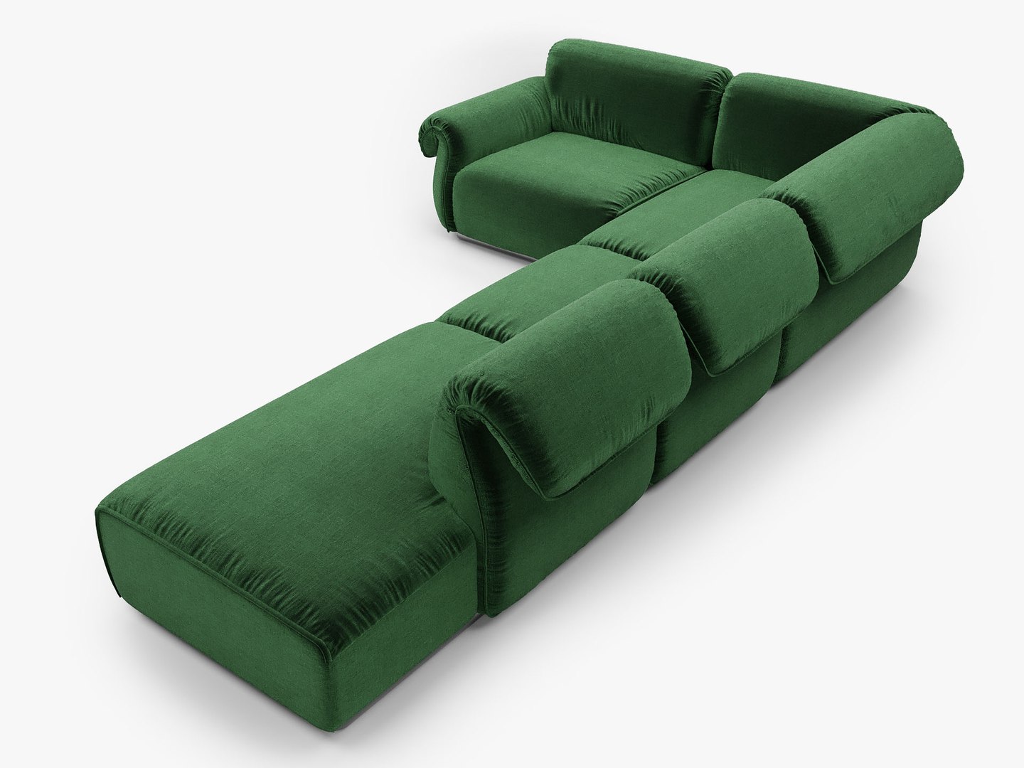 Natuzzi Italia ICON Sectional Sofa 3D - TurboSquid 2115334