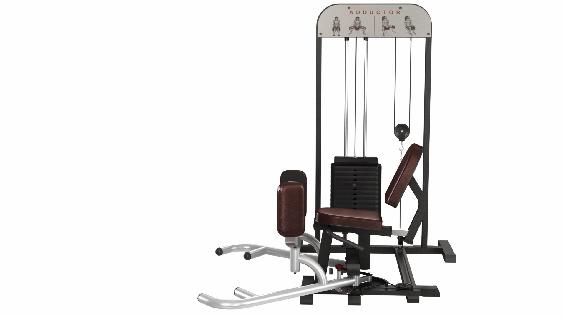 3D GYM Abductor Machine 2 - TurboSquid 1926264