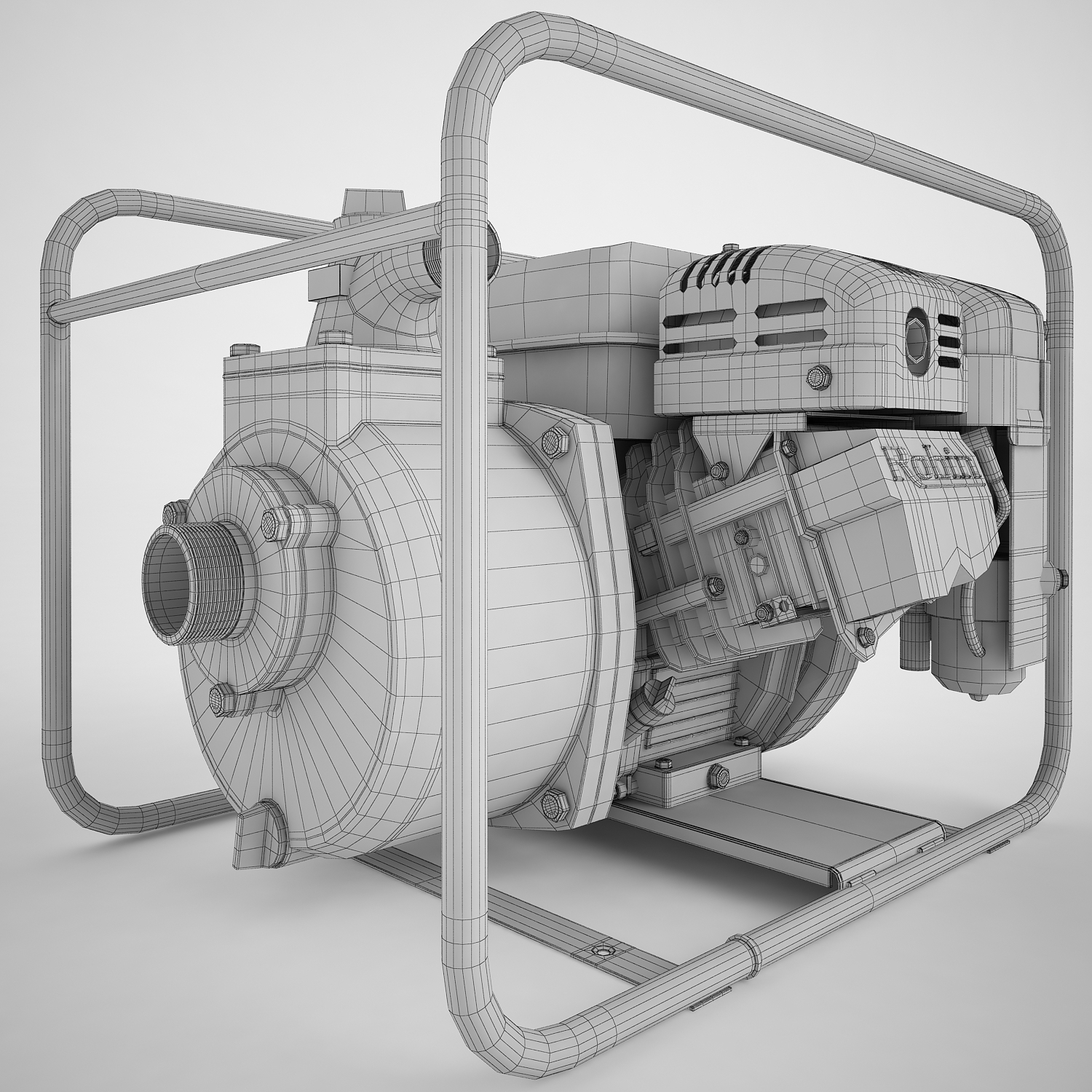 3d industrial pump subaru model