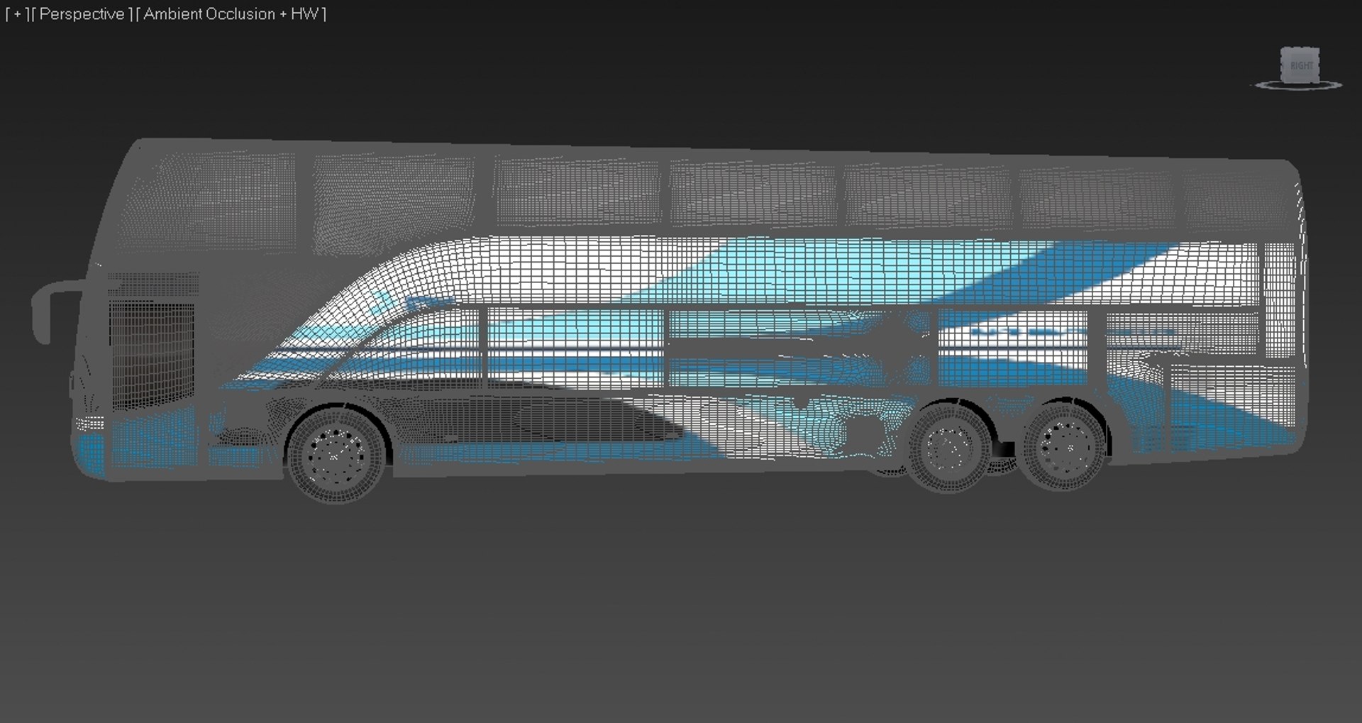 3d Model Bus Double Decker