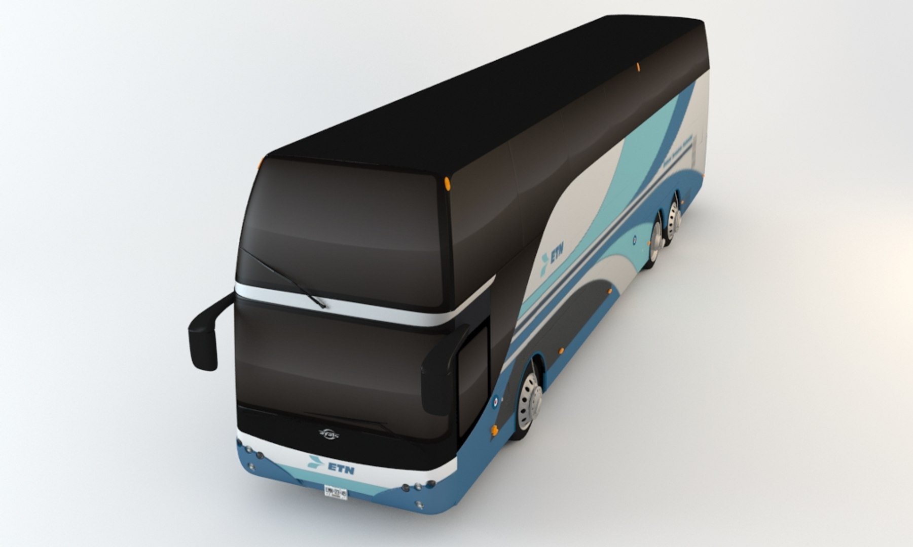 3d Model Bus Double Decker