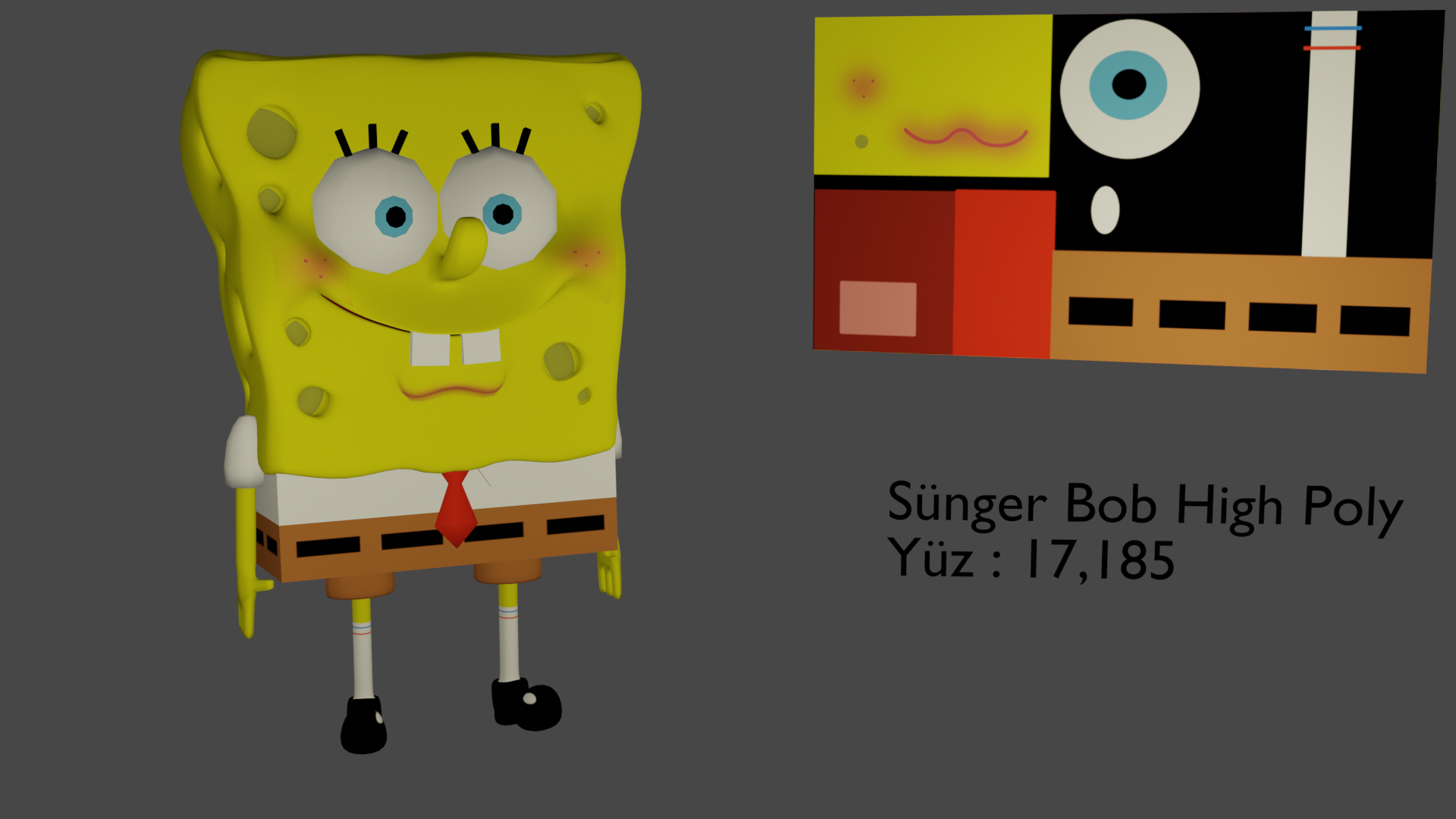 SpongeBob model - TurboSquid 1828377