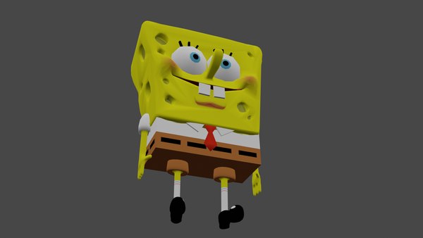 SpongeBob model - TurboSquid 1828377