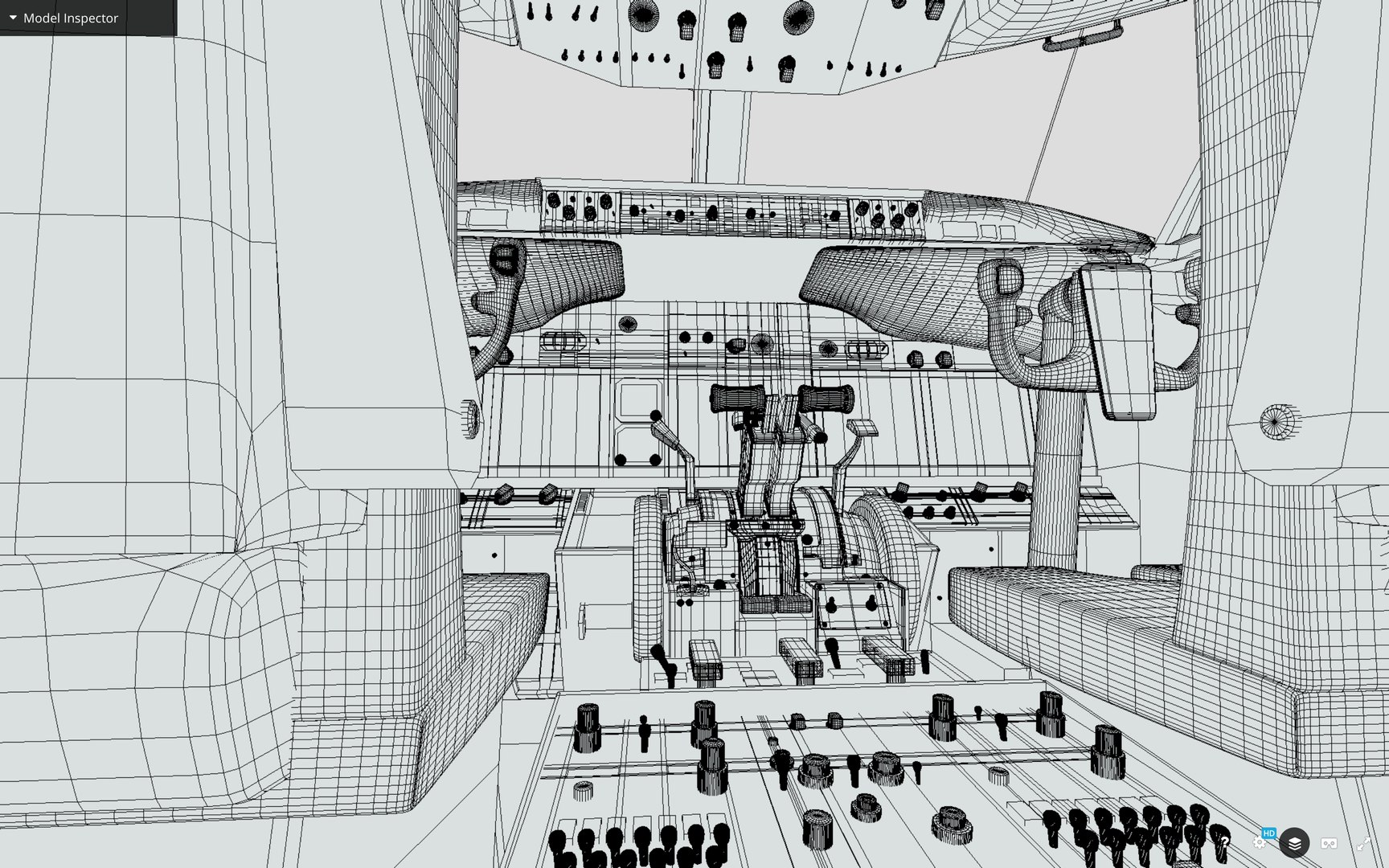 Boeing 737 Airplane Cockpit Model - TurboSquid 1570541