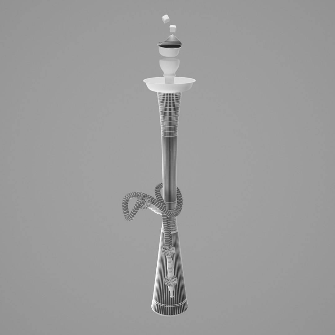 Shisha Hookah 3D Model - TurboSquid 1155024
