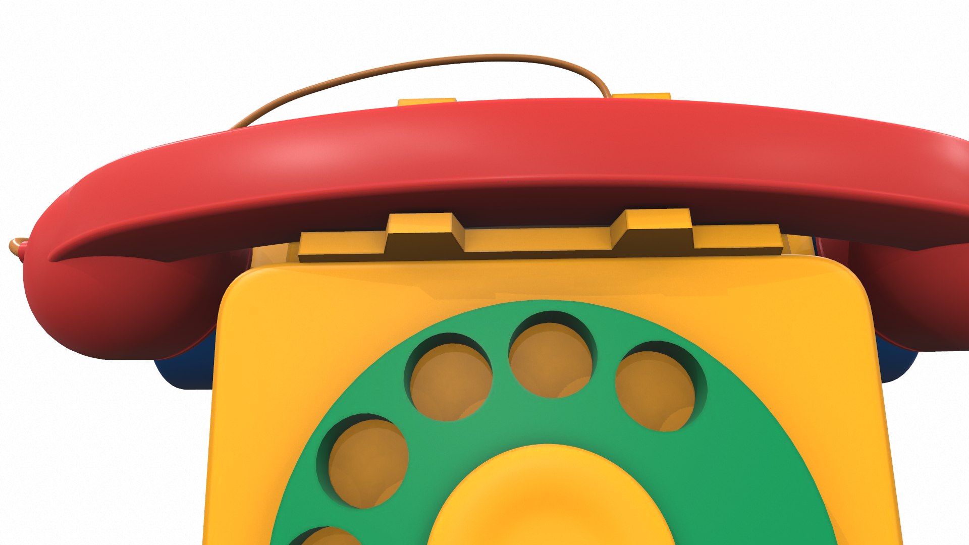 Plastic Baby Toy Phone 3D Model - TurboSquid 2109020