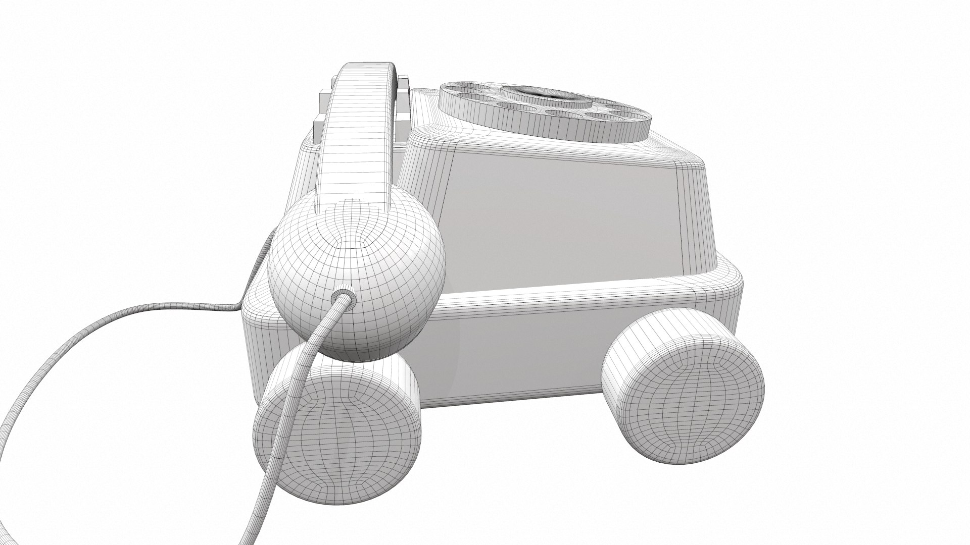 Plastic Baby Toy Phone 3D Model - TurboSquid 2109020